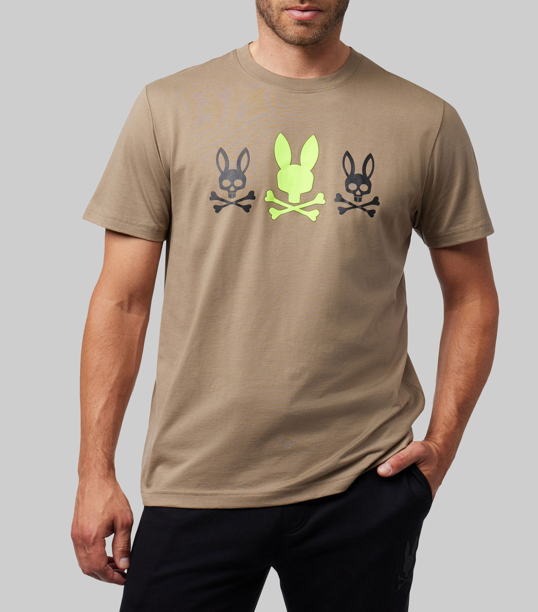 Psycho Bunny: Playera estampada de manga corta Hombre | El Palacio de ...