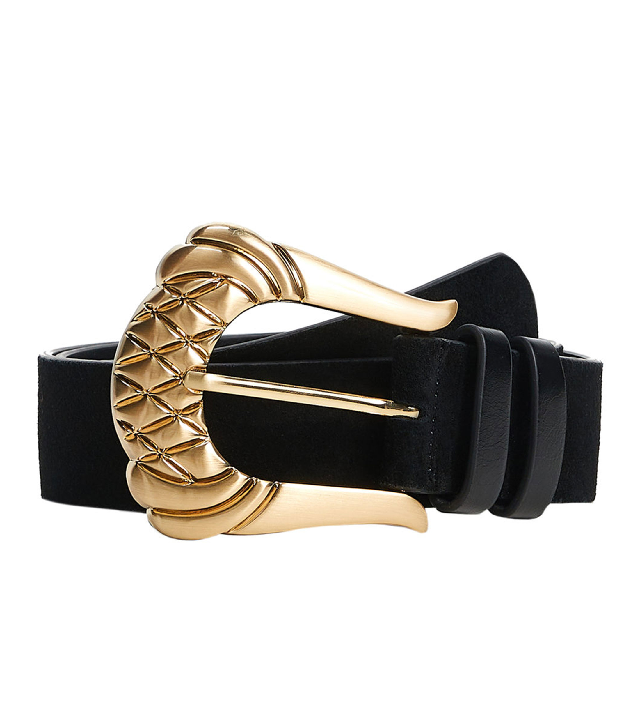 Mango Cinturón en piel Negro Mujer - El Palacio de Hierro