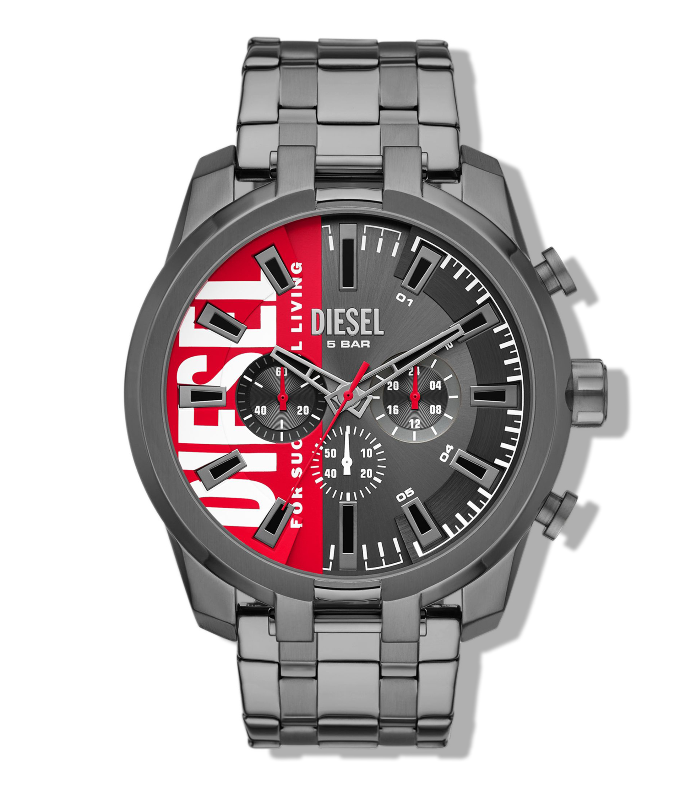 Diesel Reloj para Hombre Split Deportivo, gris oscuro - El Palacio de ...
