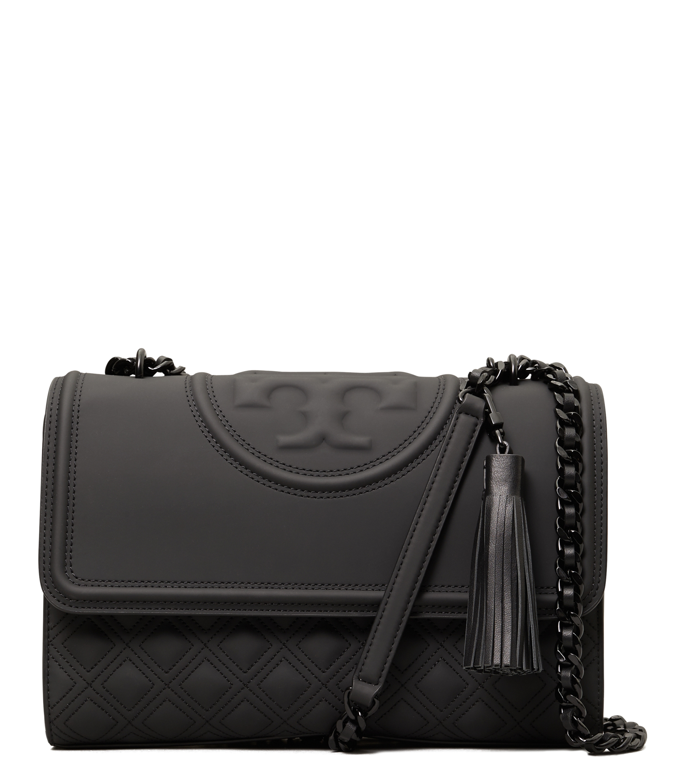 Tory Burch: Bolsa Negro Fleming Convertible Shoulder | El Palacio de Hierro