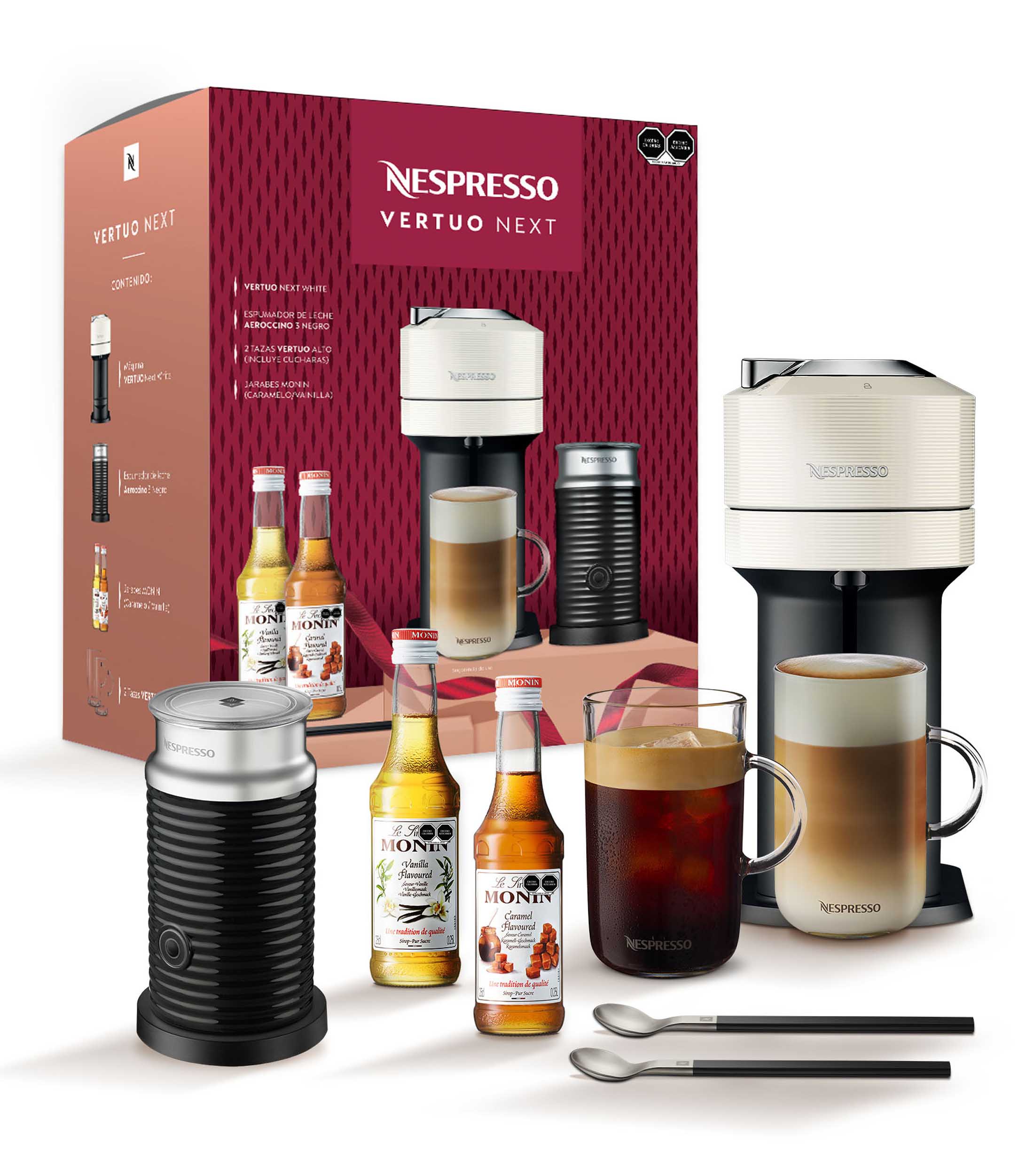 Nespresso | ONPACK NESPRESSO VERTUO NEXT WHITE | El Palacio de Hierro