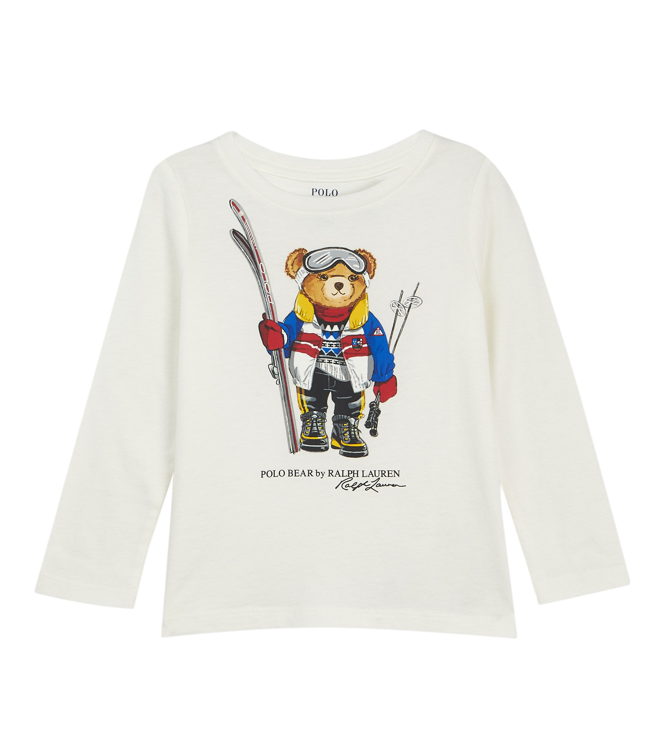 Polo Ralph Lauren Playera con osito manga larga Bebé - El Palacio de Hierro