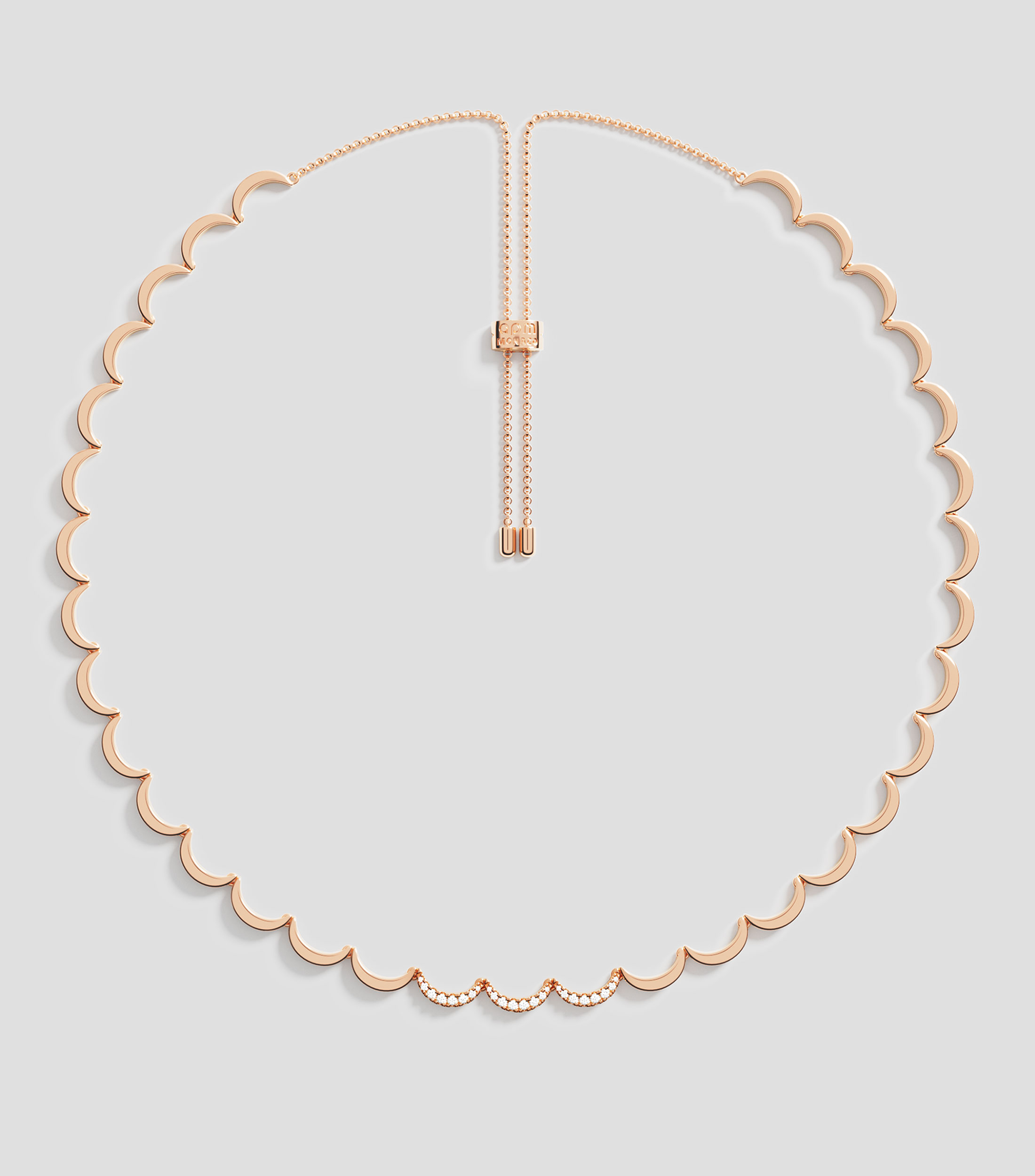 APM MONACO_D770_APM Monaco Collar en plata con ondas Mujer |El Palacio ...