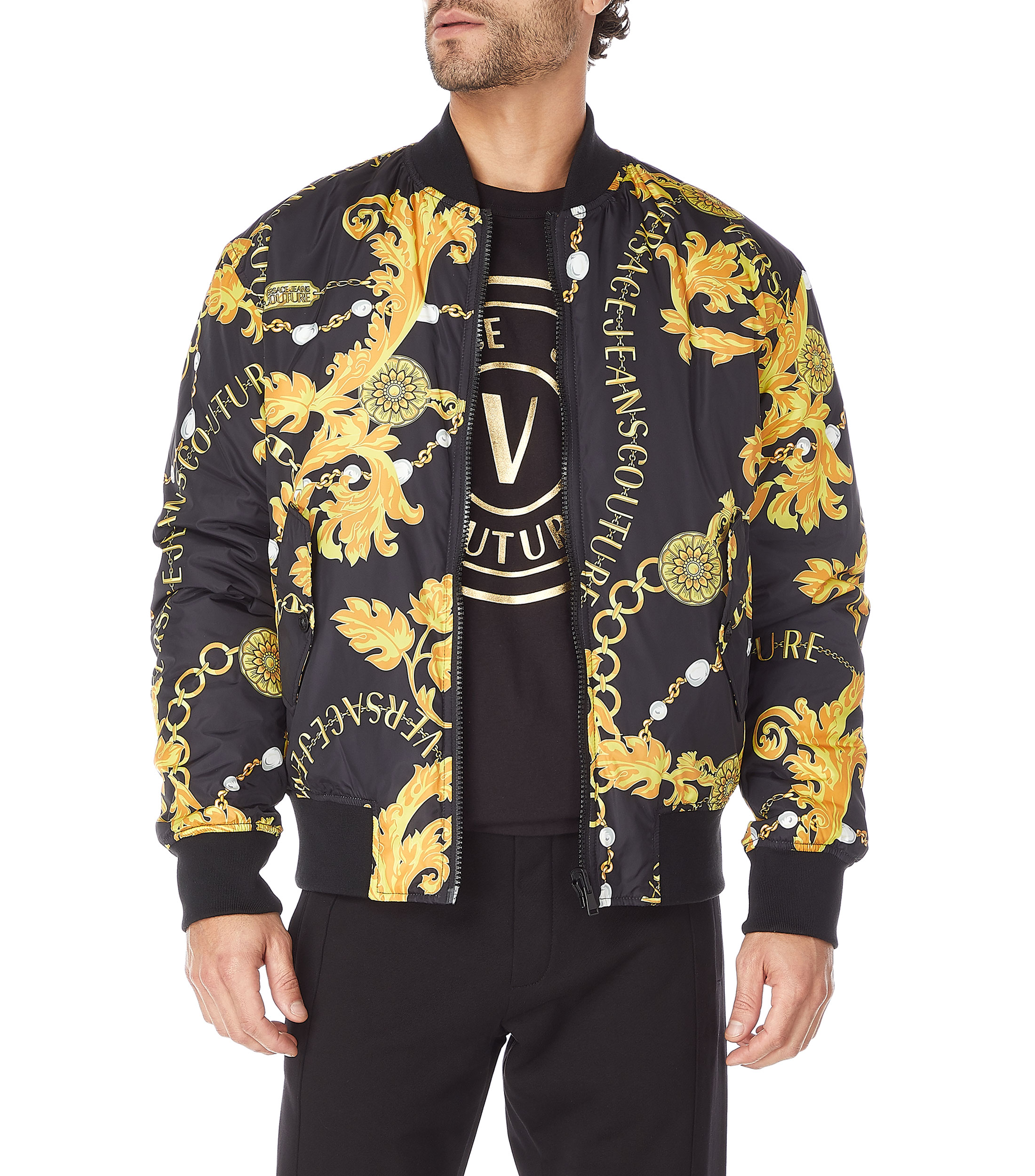 Versace Jeans Couture Chamarra con logotipo Hombre - El Palacio de Hierro