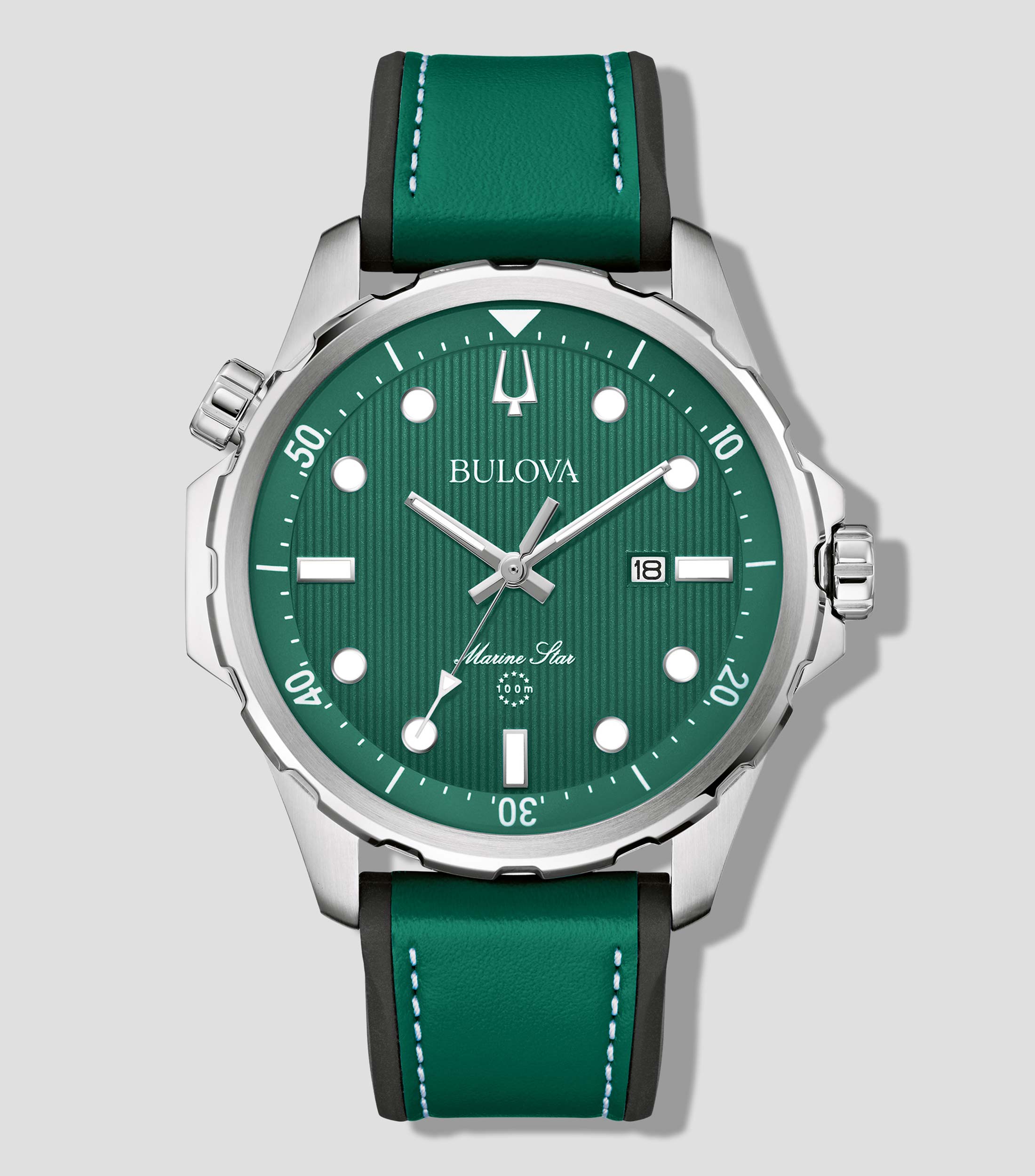 Bulova: Reloj para Hombre Marine Star Casual Verde, Plateado | El ...