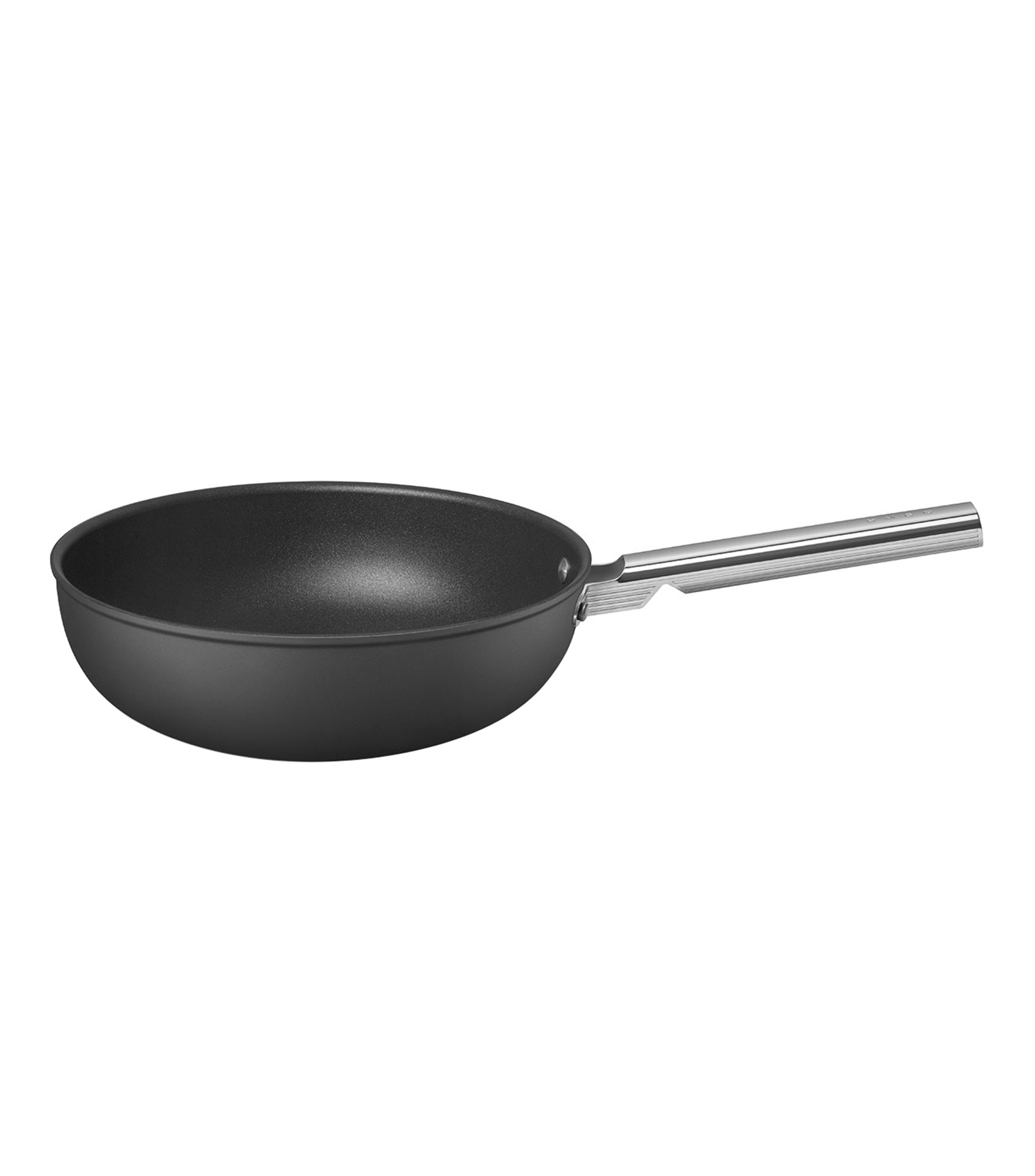 Smeg: Wok en aluminio 30 cm Negro | El Palacio de Hierro