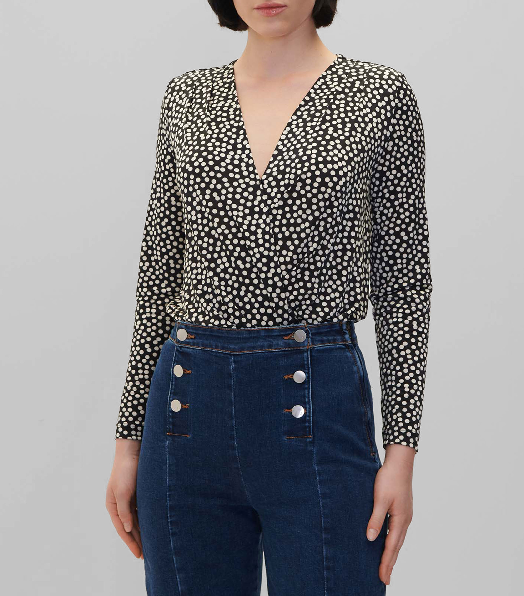 Julio Body Envolvente De Punto De Lunares Mujer - El Palacio de Hierro