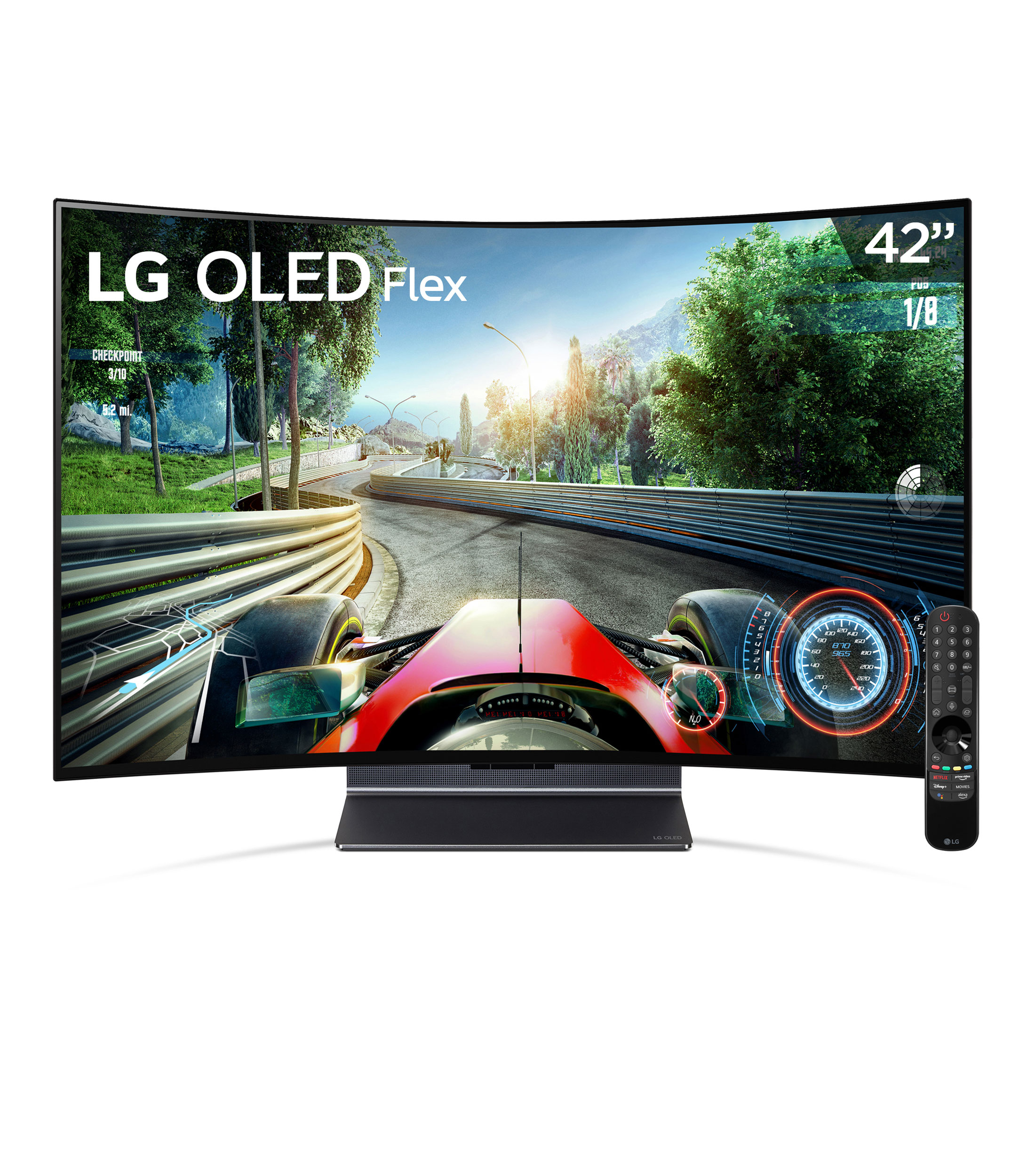 LG: Pantalla 42 Pulgadas Plana OLED Flex 4K Negra 42LX3QPSA | El ...