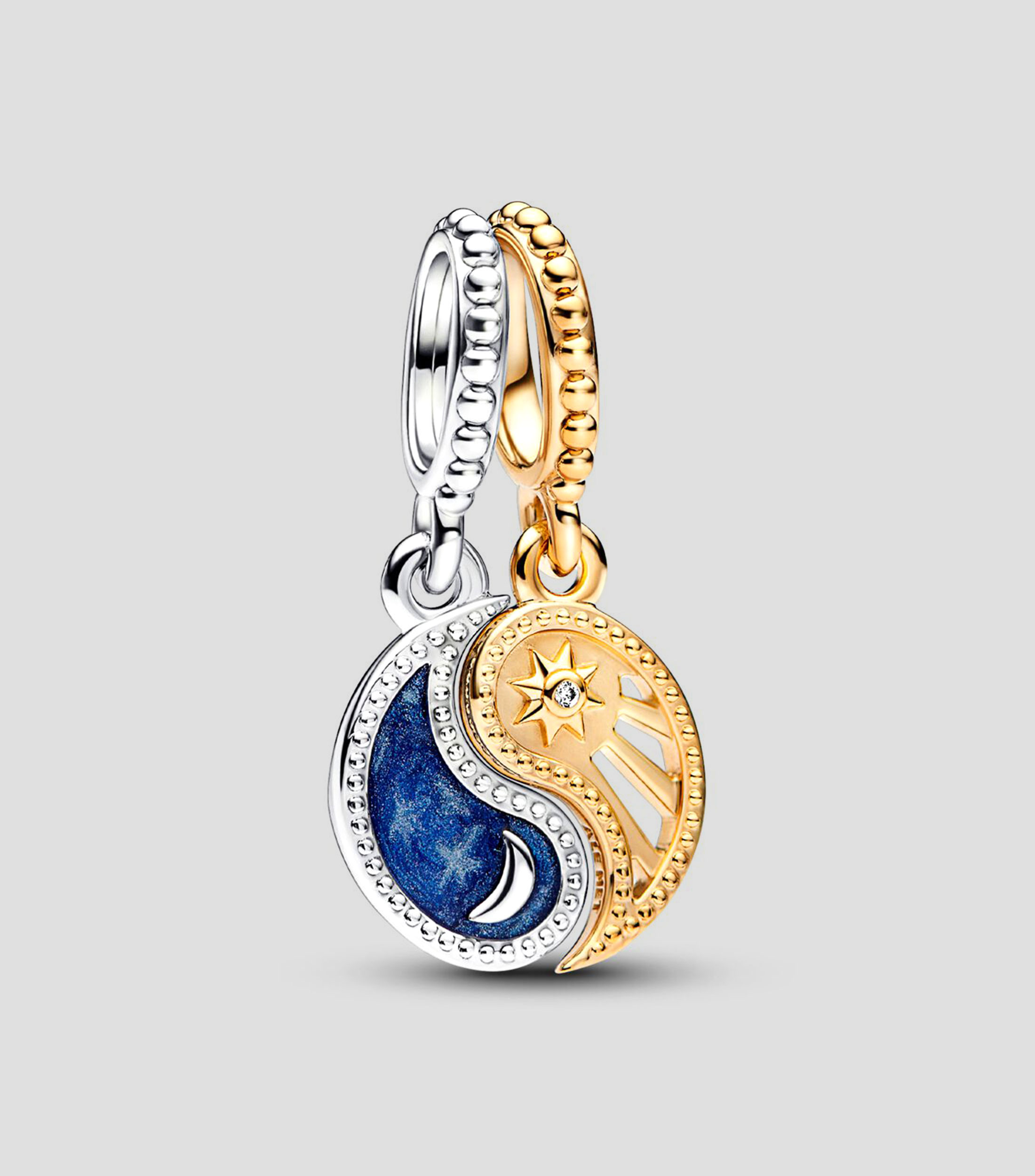 Pandora Charm Sol y Luna Divisible en plata Pandora Moments Mujer - El ...