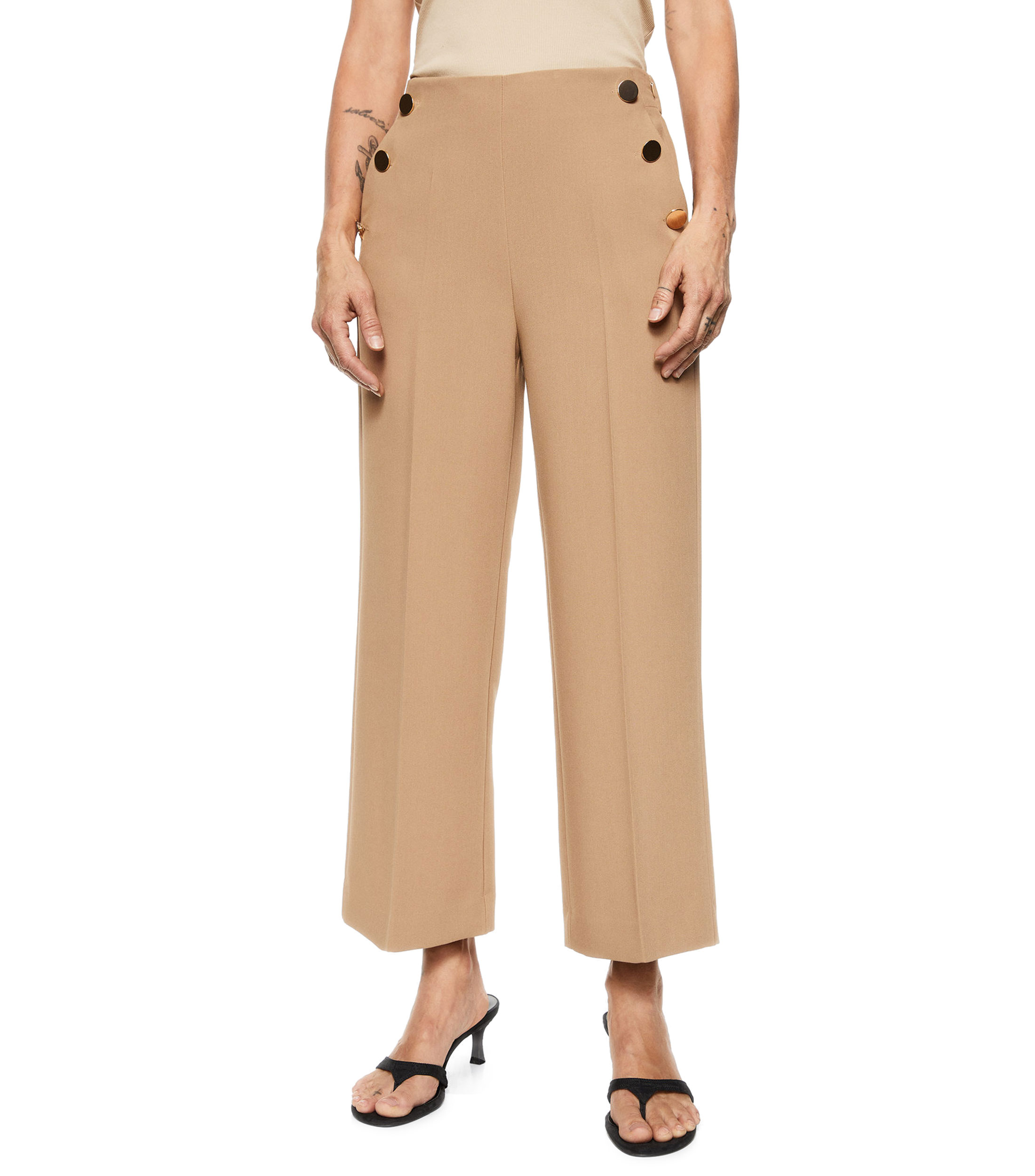 Mango Pantalón Capri Mujer - El Palacio de Hierro
