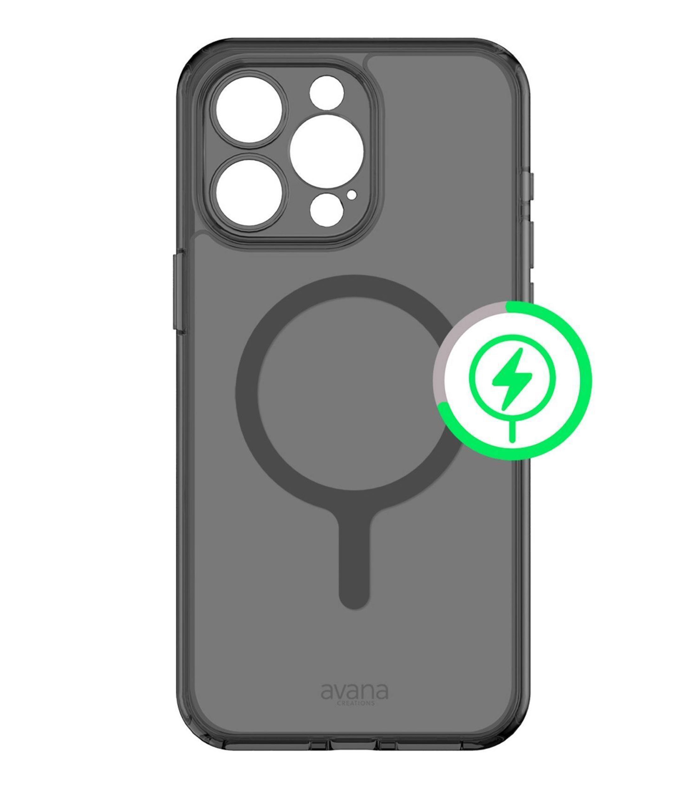 Avana: Funda para iPhone 15 Pro Max Avana Ice con MagSafe Negro ...