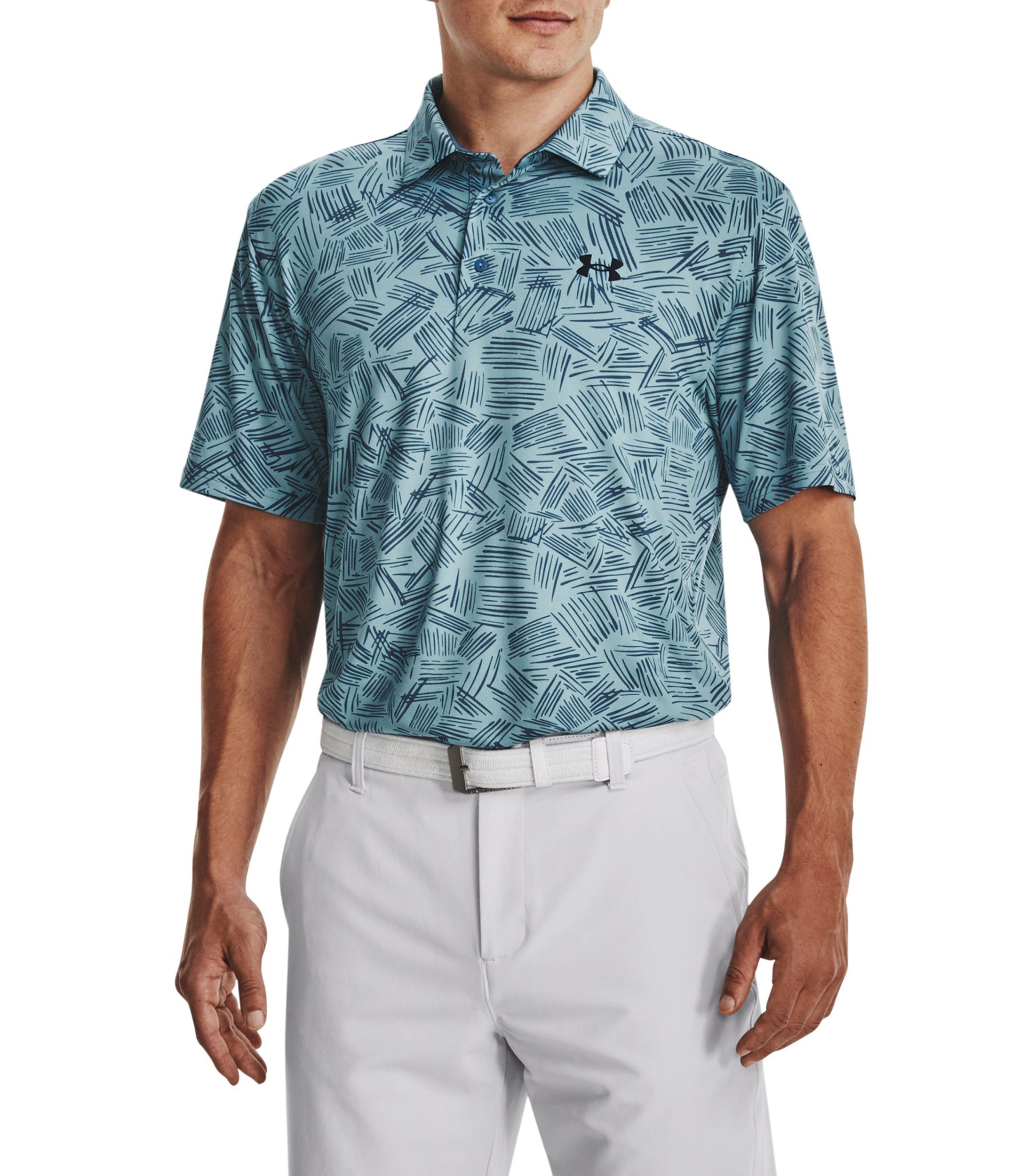 Under Armour: Playera tipo Polo para golf con manga corta Hombre | El ...