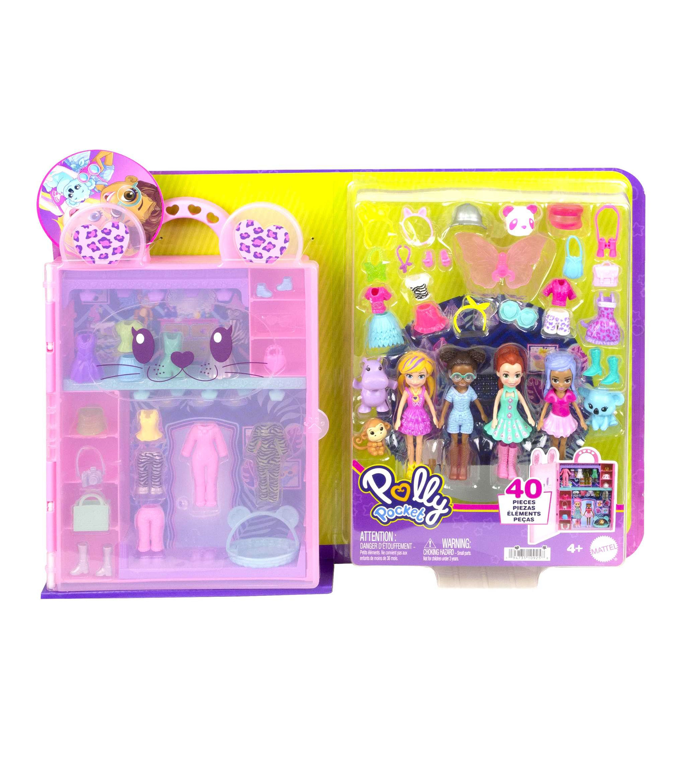 Polly Pocket: Polly Pocket Accesorios Muñeca Súper Closet de Animalitos ...