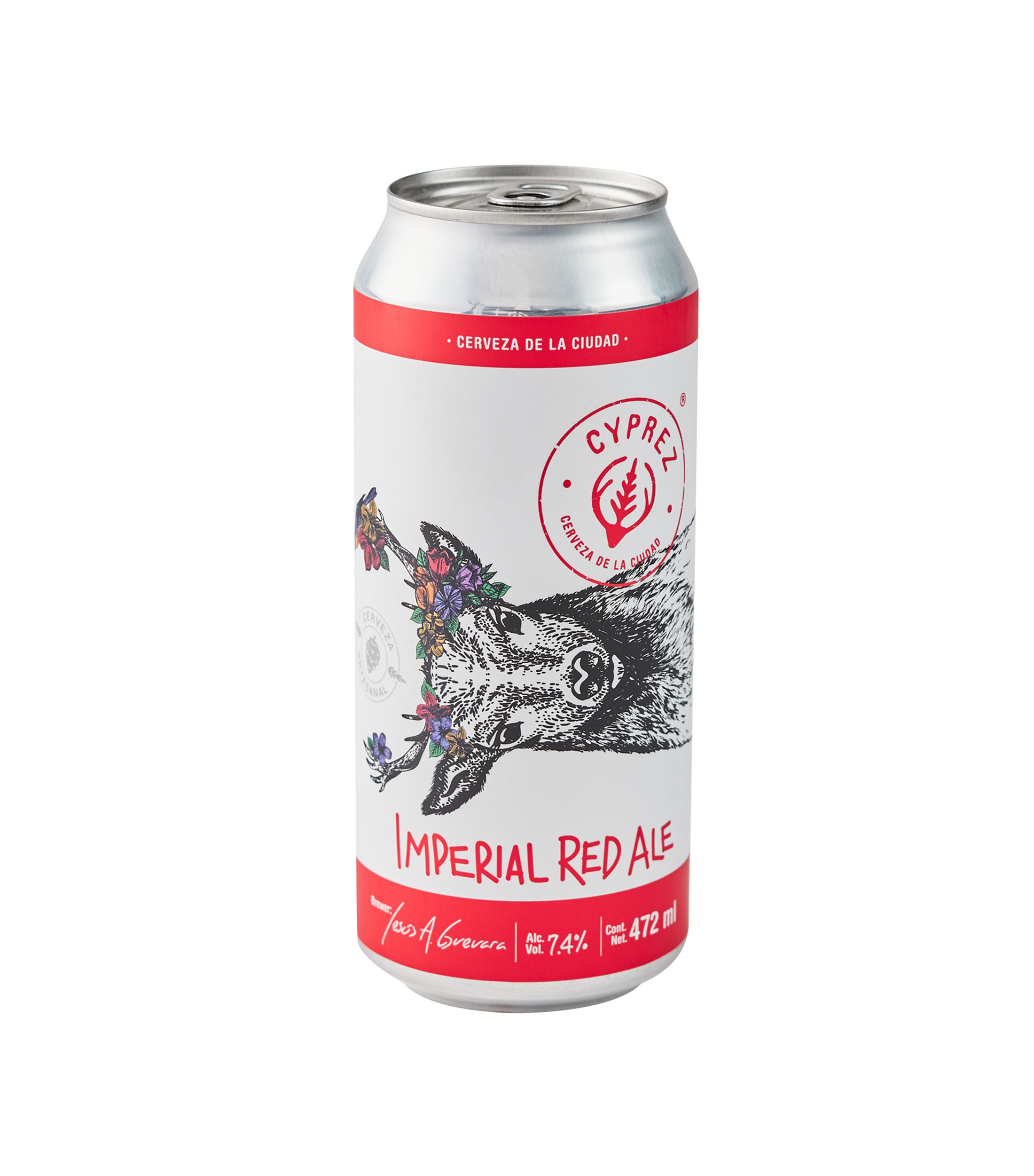 Cyprez Cerveza Artesanal Imperial Red Ale, 472 ml - El Palacio de Hierro