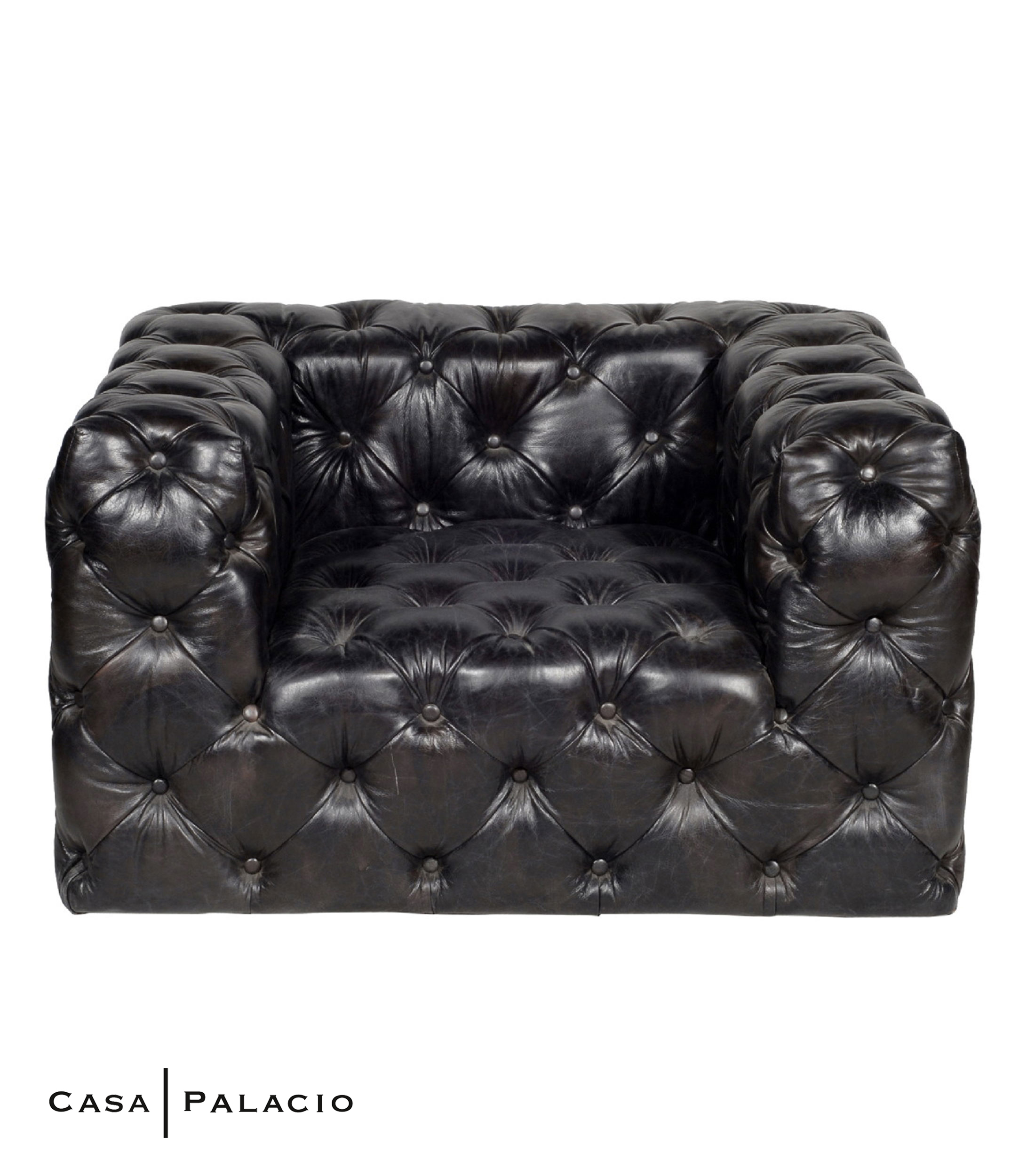 Timothy Oulton: Sofá Tribeca Tufted en piel capitonado | El Palacio de Hierro