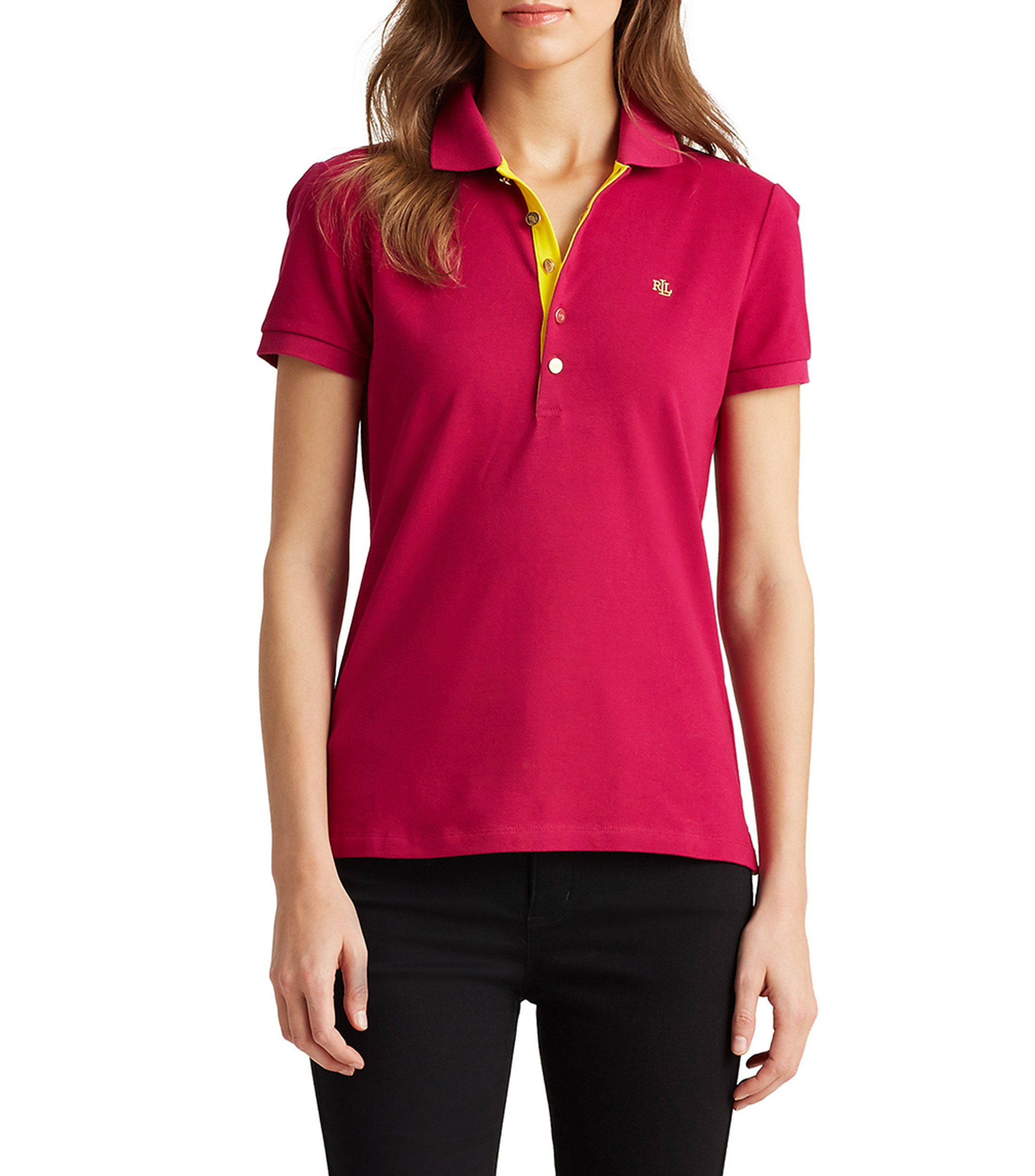 Lauren Ralph Lauren Playera Polo manga corta Mujer- El Palacio de Hierro