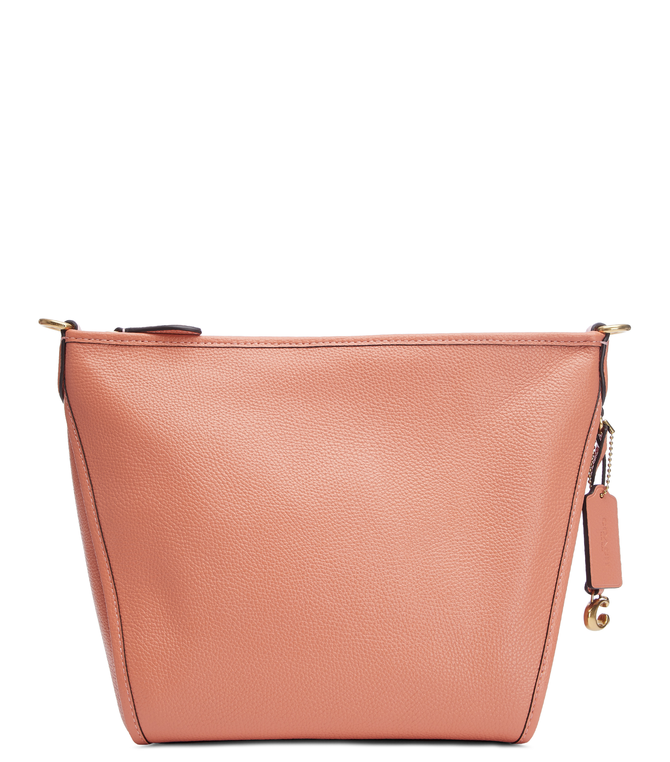 COACH Bolso COACH tipo tote elaborado en piel color rosa medio con ...