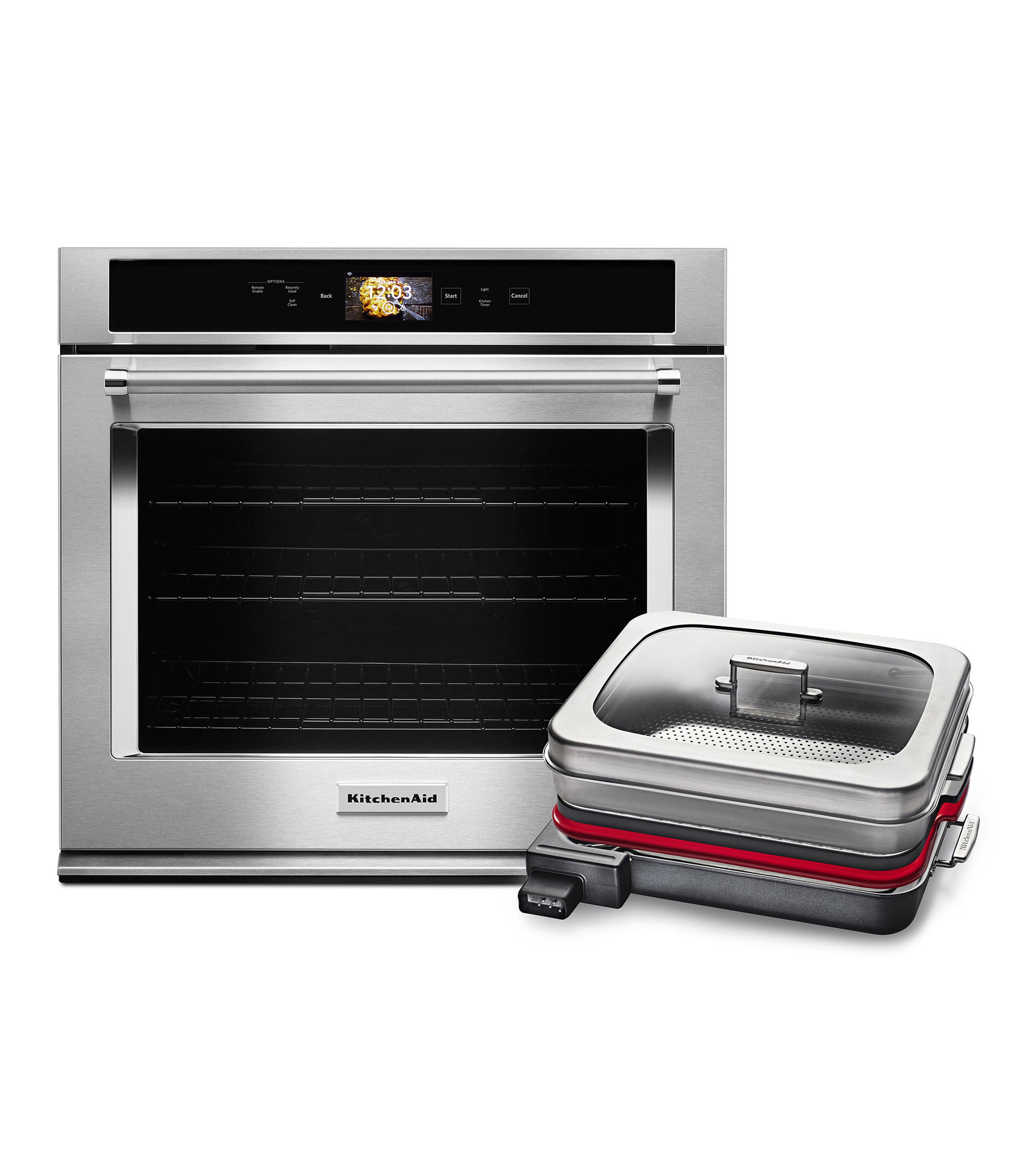 Kitchen Aid Horno Eléctrico 30" plata - El Palacio de Hierrro