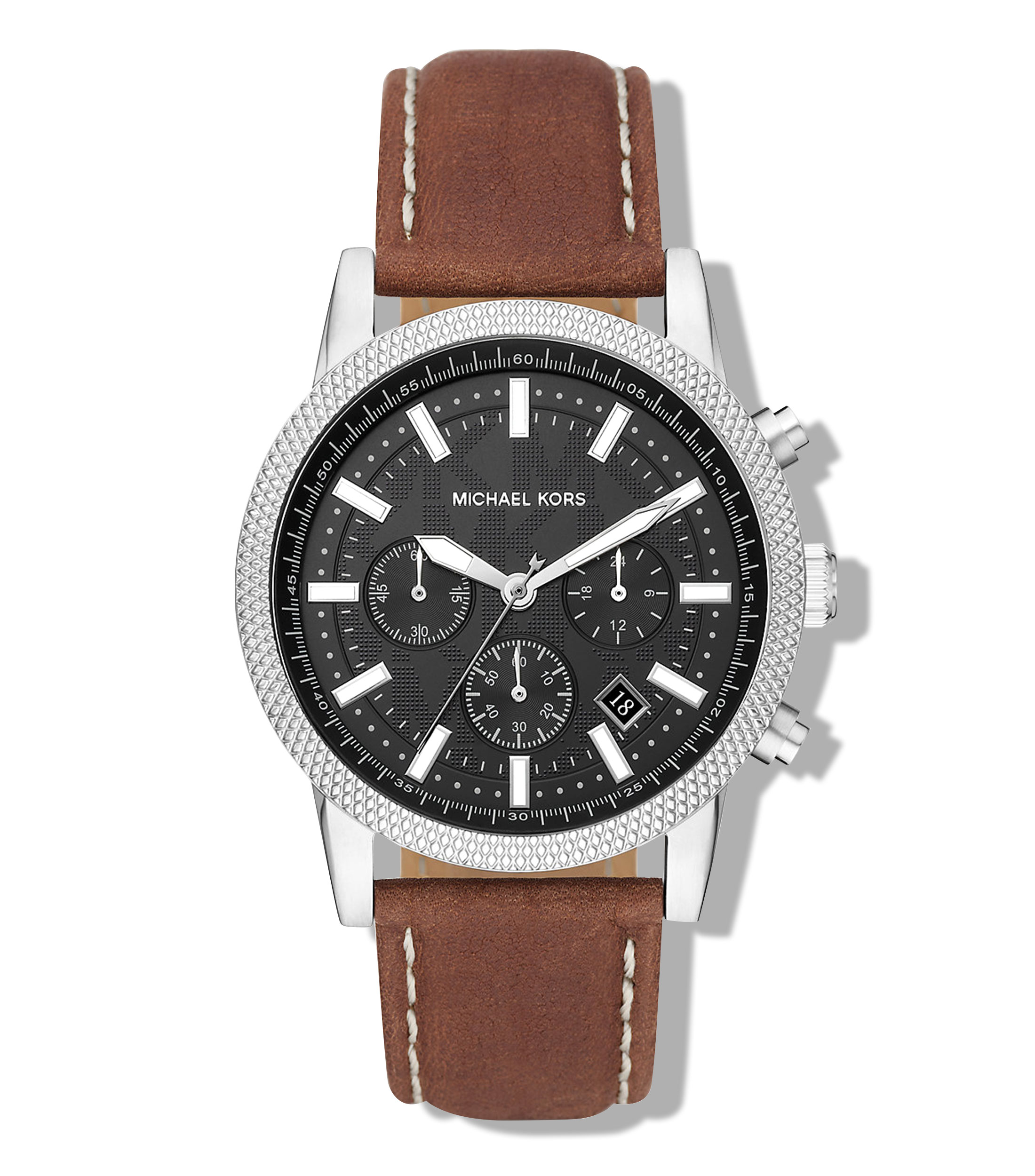 Michael Kors Reloj para Hombre Hutton Casual Plateado - El Palacio de ...