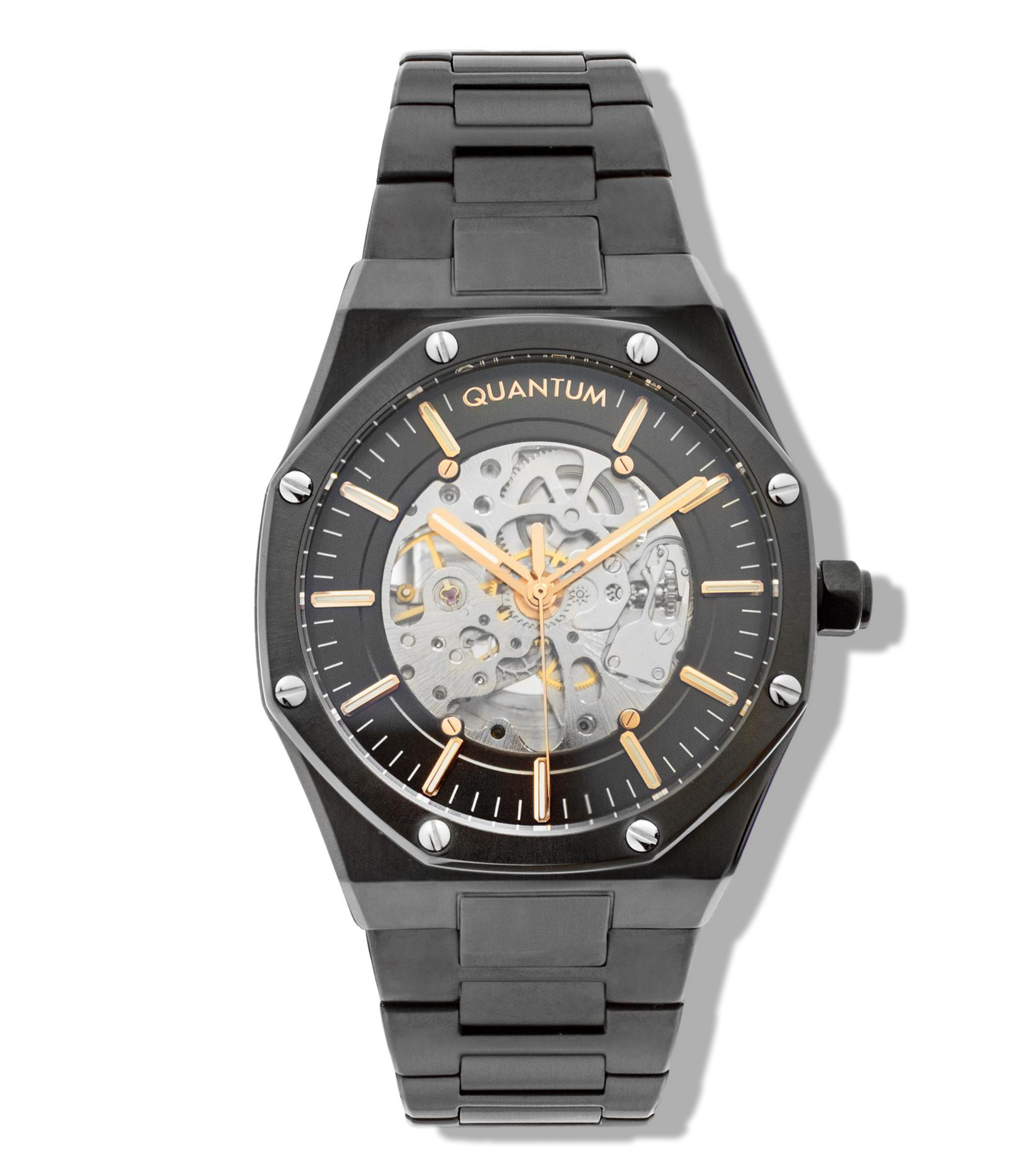 Quantum Reloj Q-Master Acero Inoxidable Negro Hombre - El Palacio de Hierro