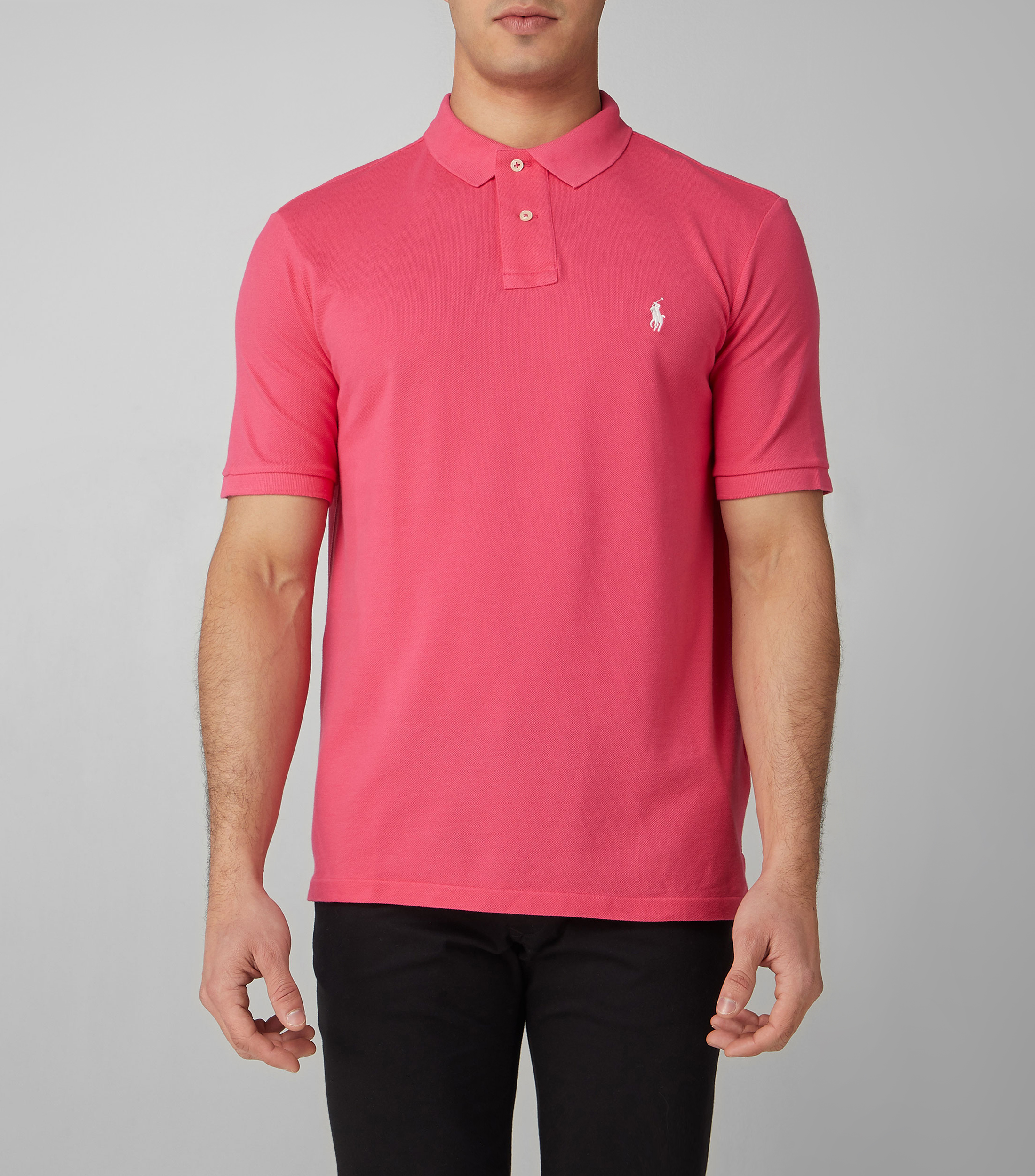 Polo Ralph Lauren: Playera tipo Polo rosa de manga corta Hombre | El ...