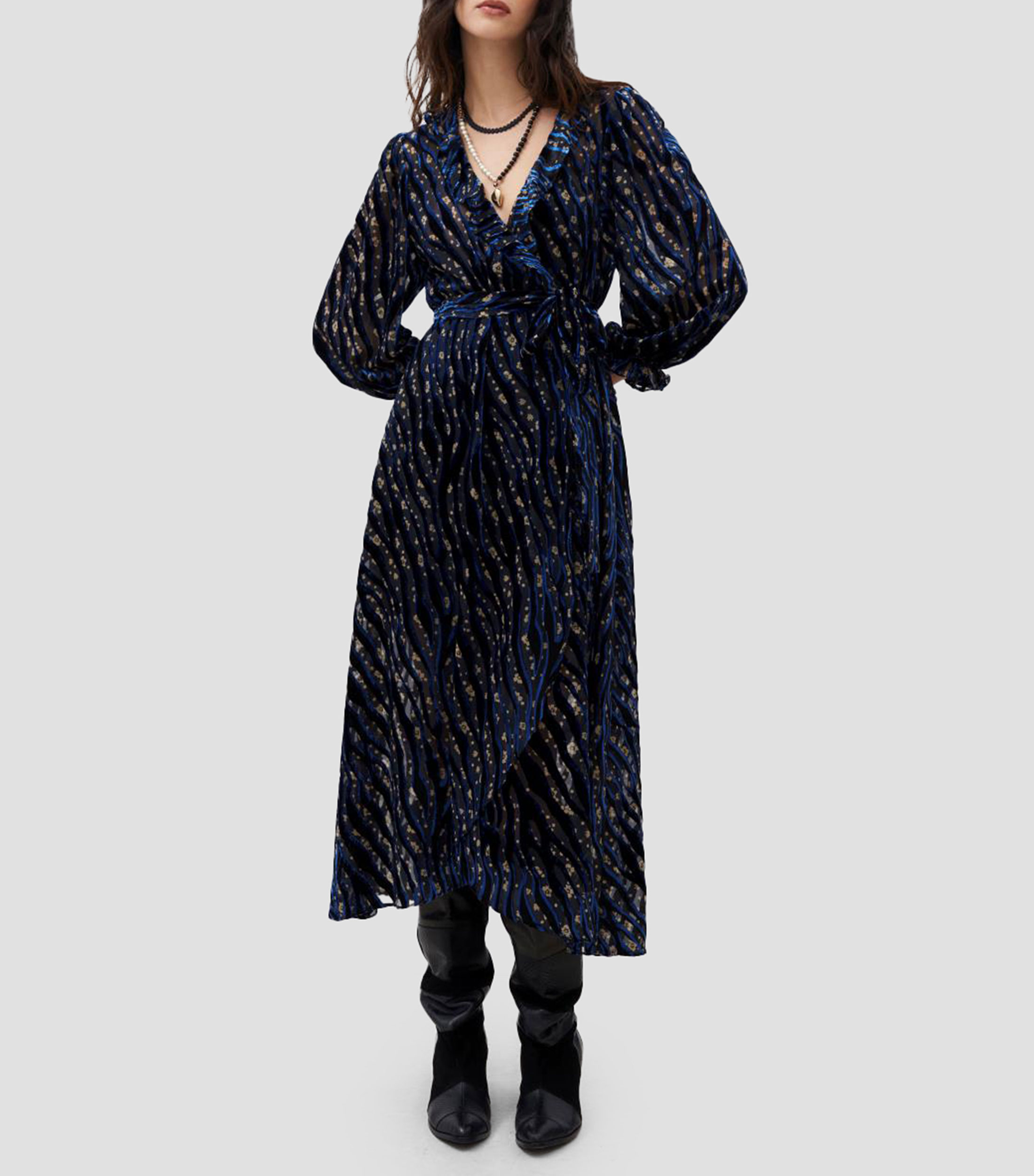 Rapsodia: Vestido largo maga 3,4 estampado Mujer | El Palacio de Hierro