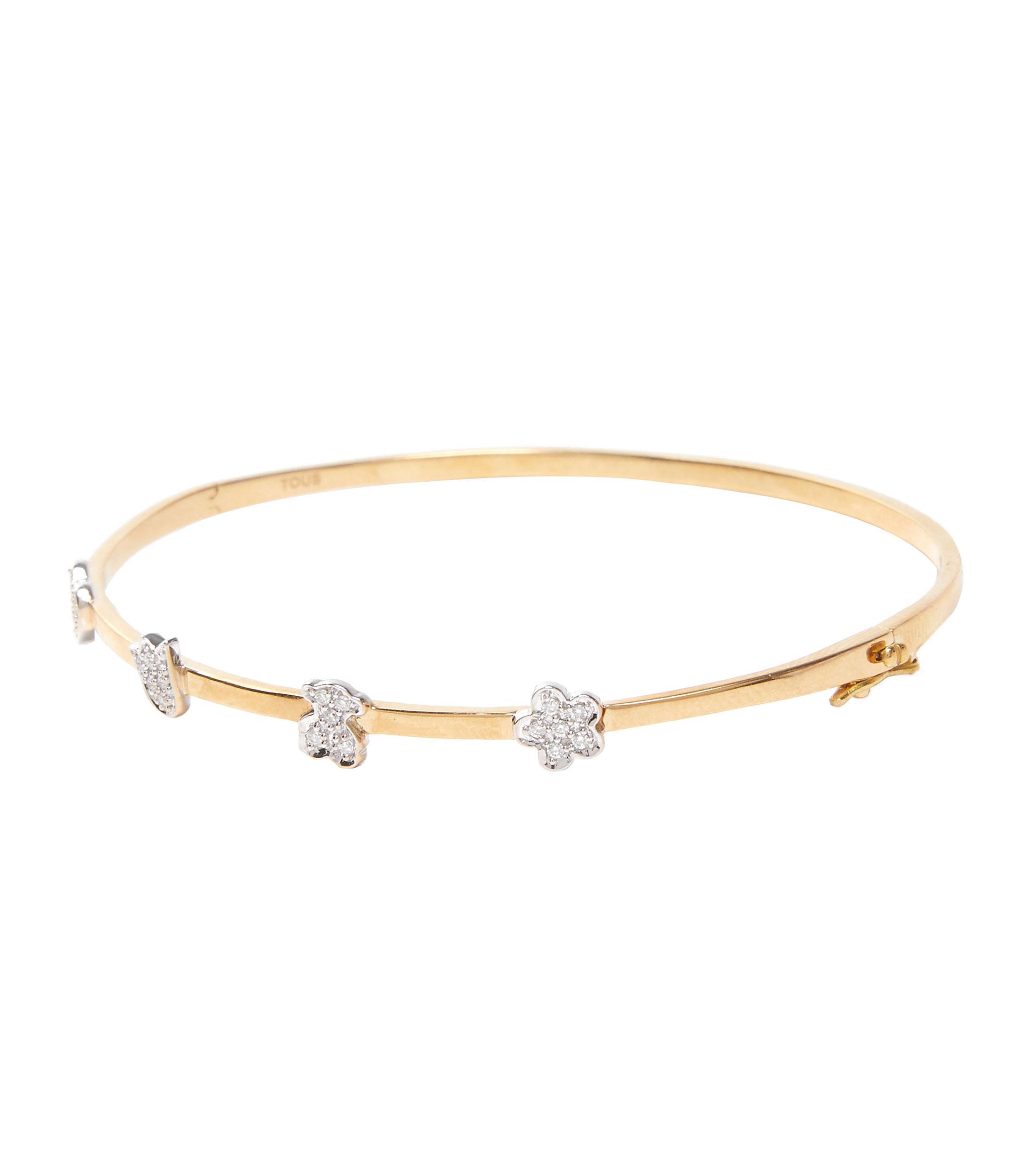 Tous Brazalete en oro de 18 Kts con diamantes Mujer - El Palacio de Hierro