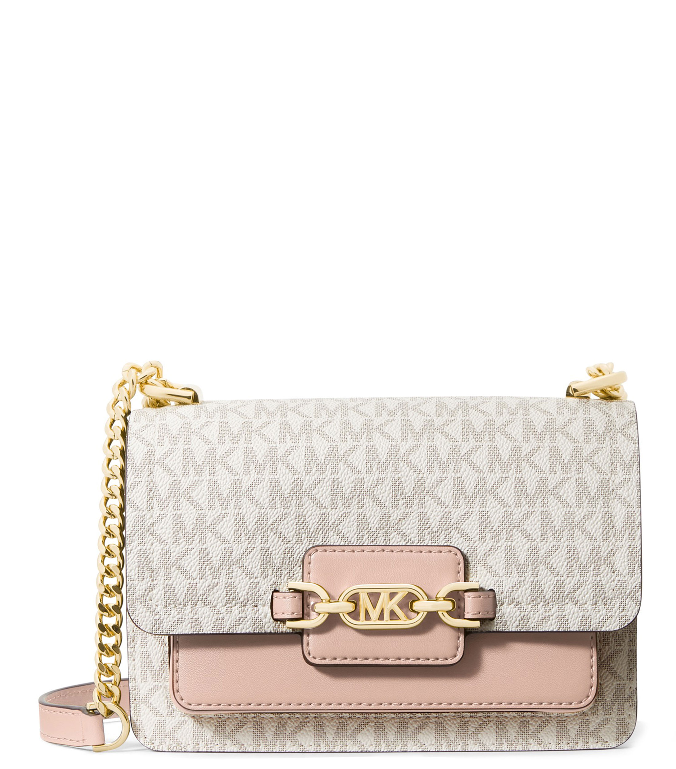 Michael Kors: Bolso Crossbody Beige Heather Monogram Mujer | El Palacio ...