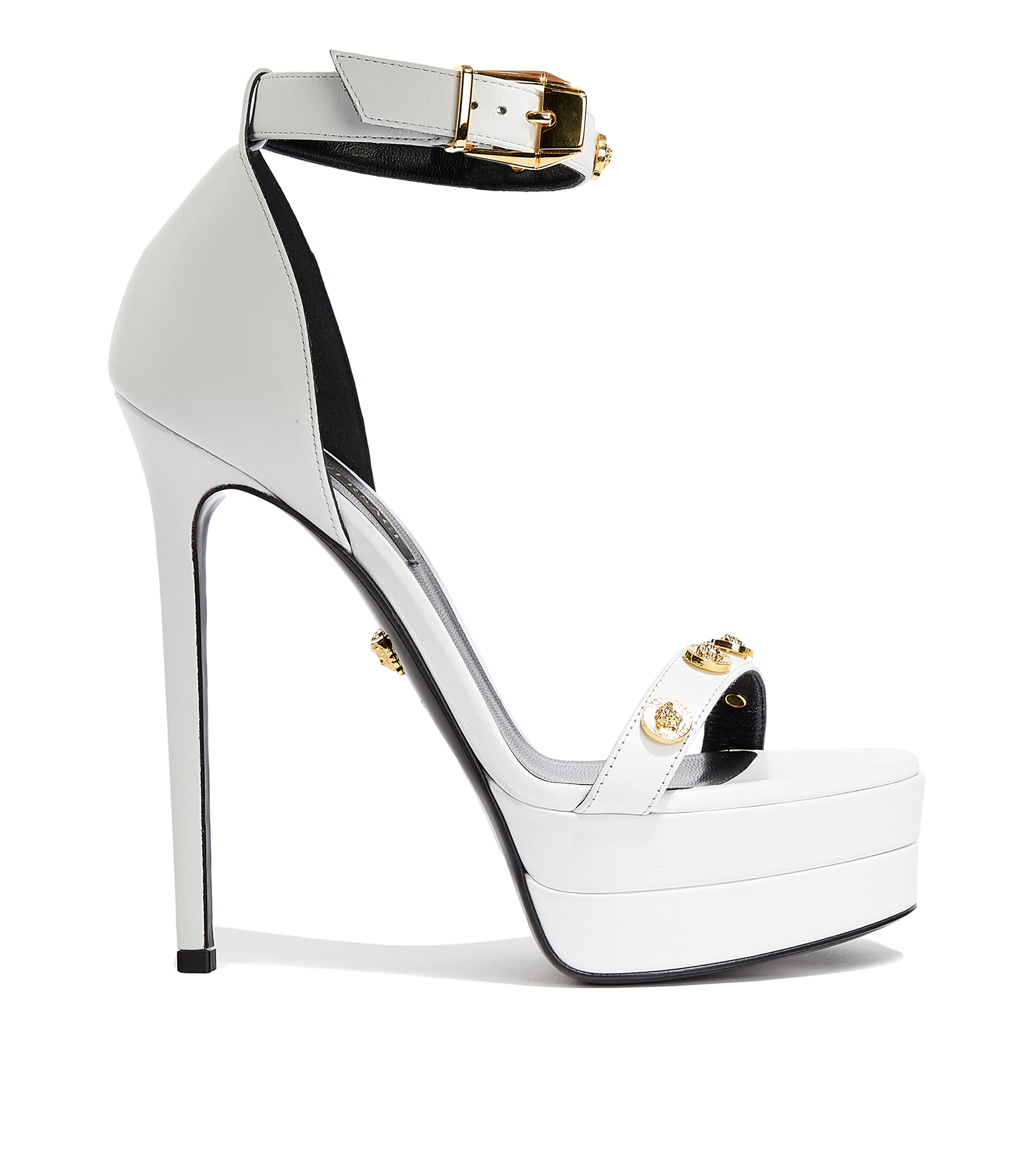 Versace Sandalia con tacón alto y plataforma Mujer - El Palacio de Hierro