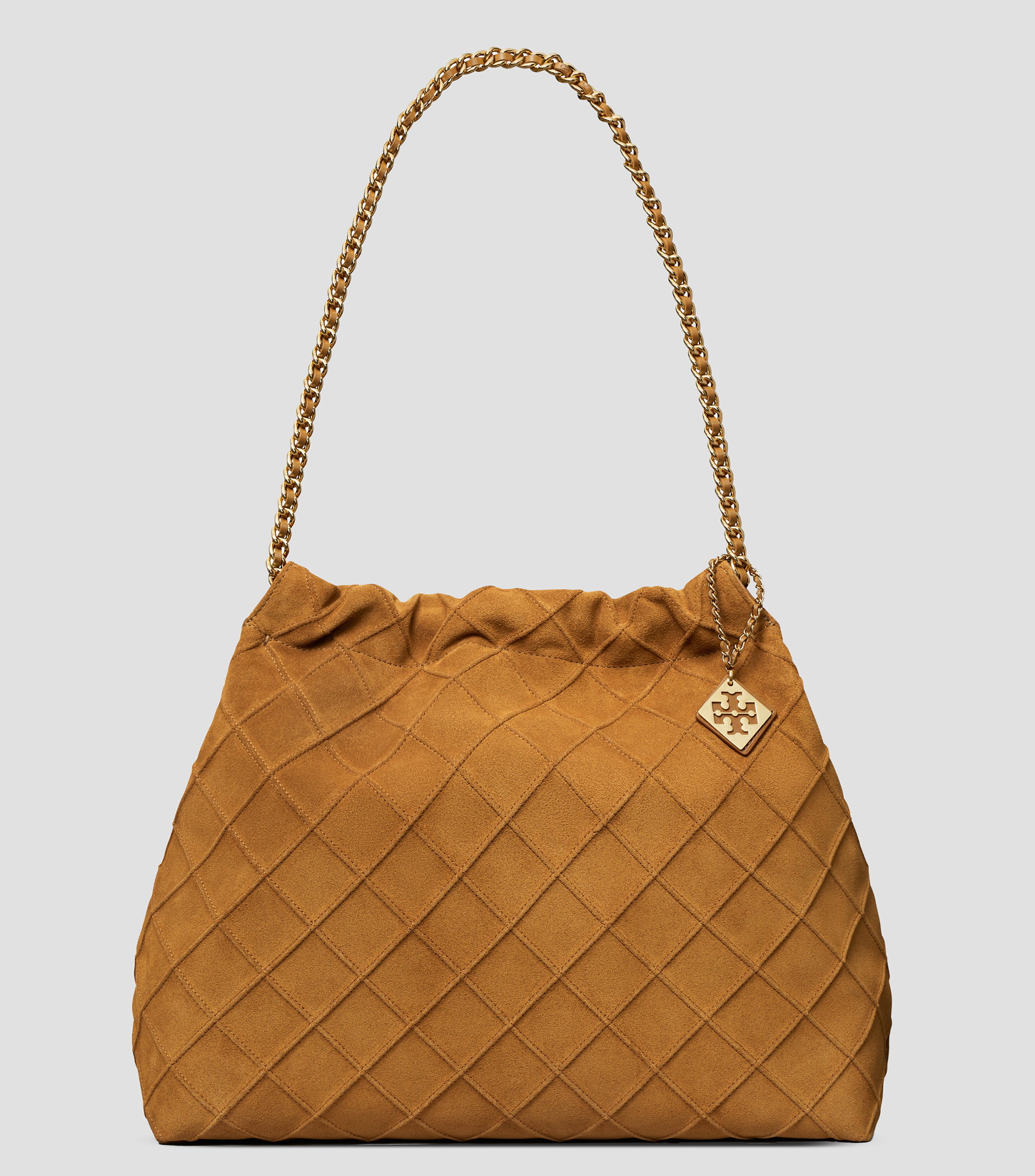 Tory Burch Bolsa Hobo Fleming Soft Distressed en piel beige Mujer |El Palacio de Hierro