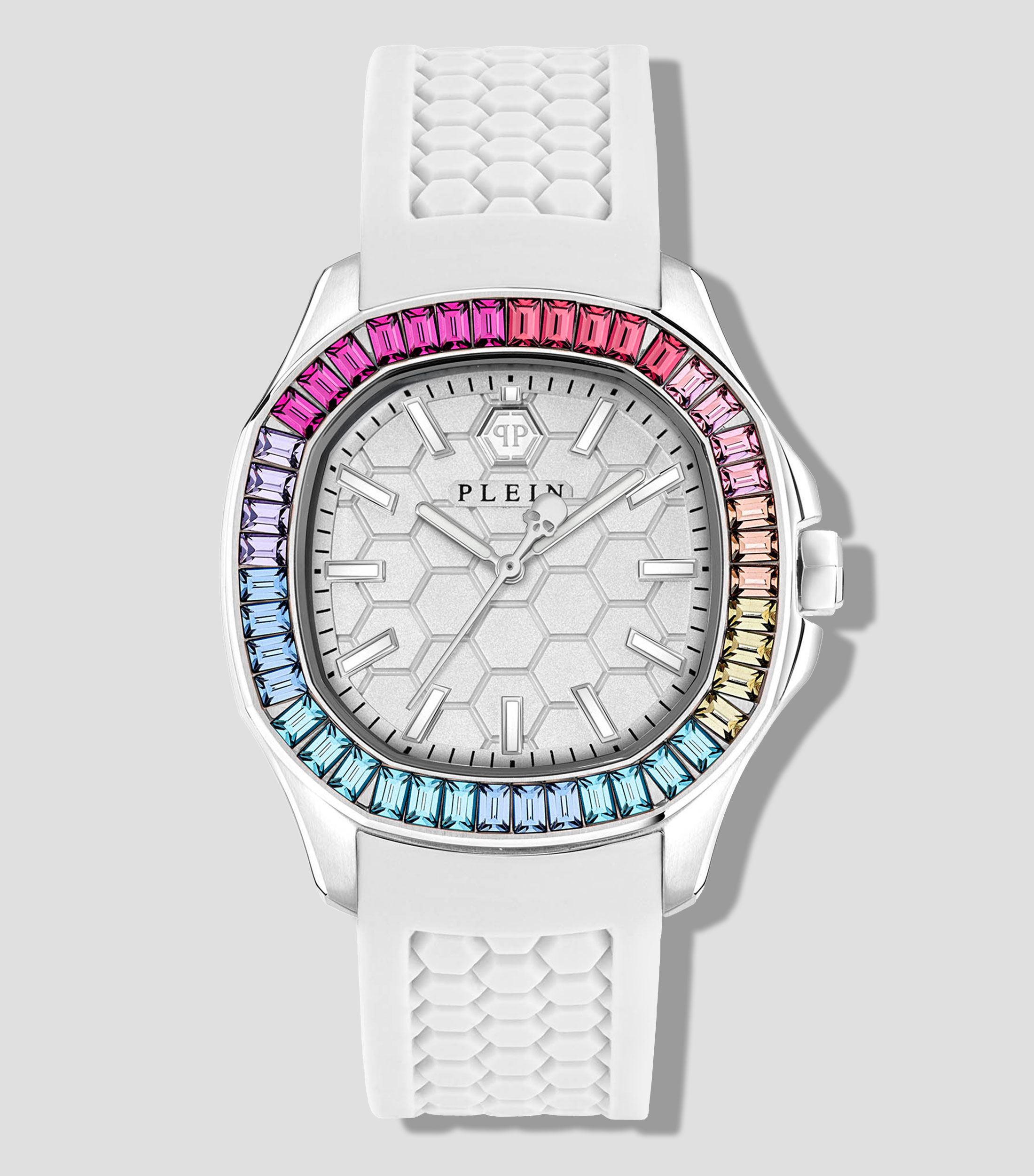 Philipp Plein Reloj para Mujer Spectre Lady Casual Plata, Multicolor ...