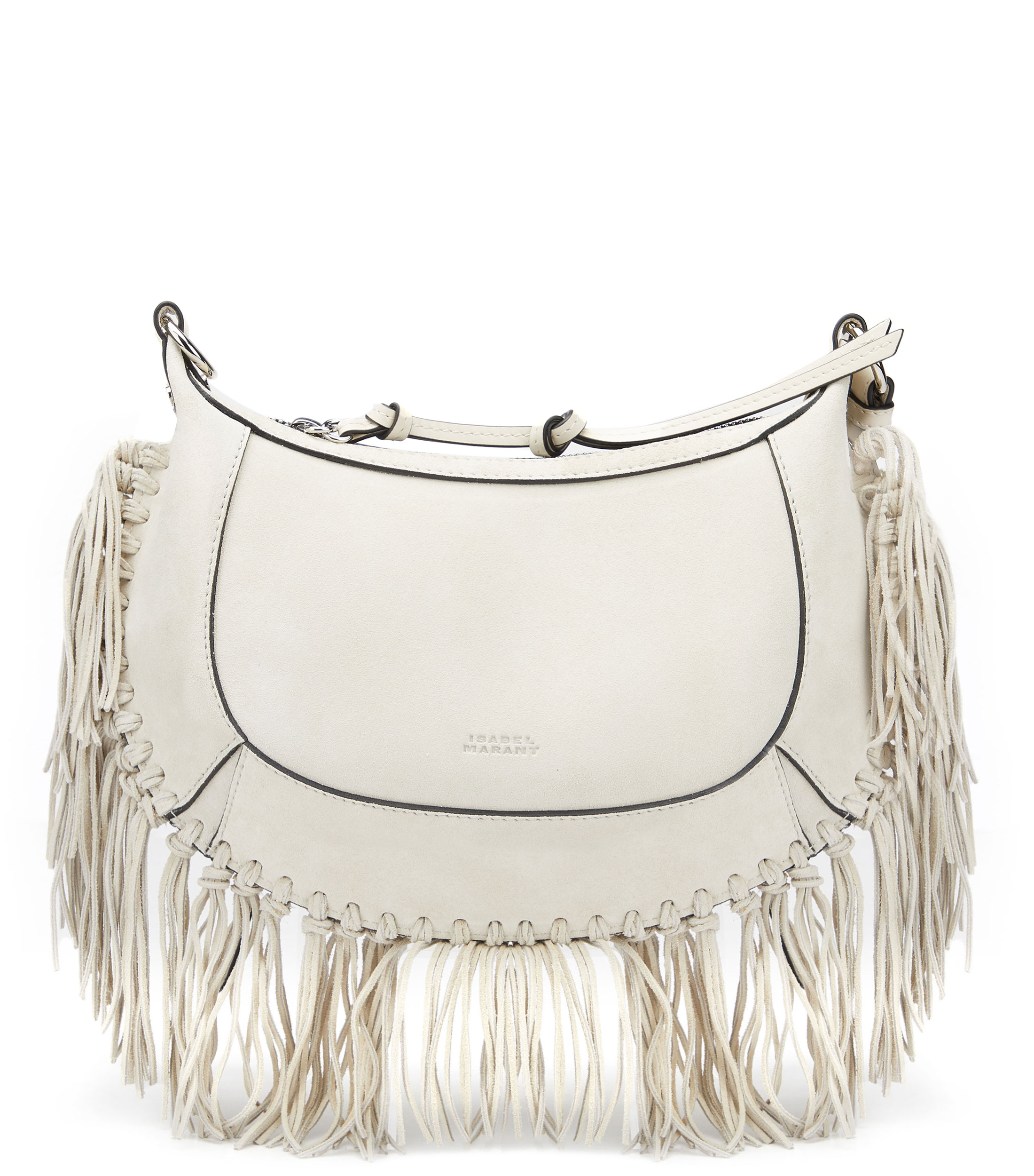 Isabel Marant: Bolso shoulder en piel Oskan Moon Mujer | El Palacio de ...