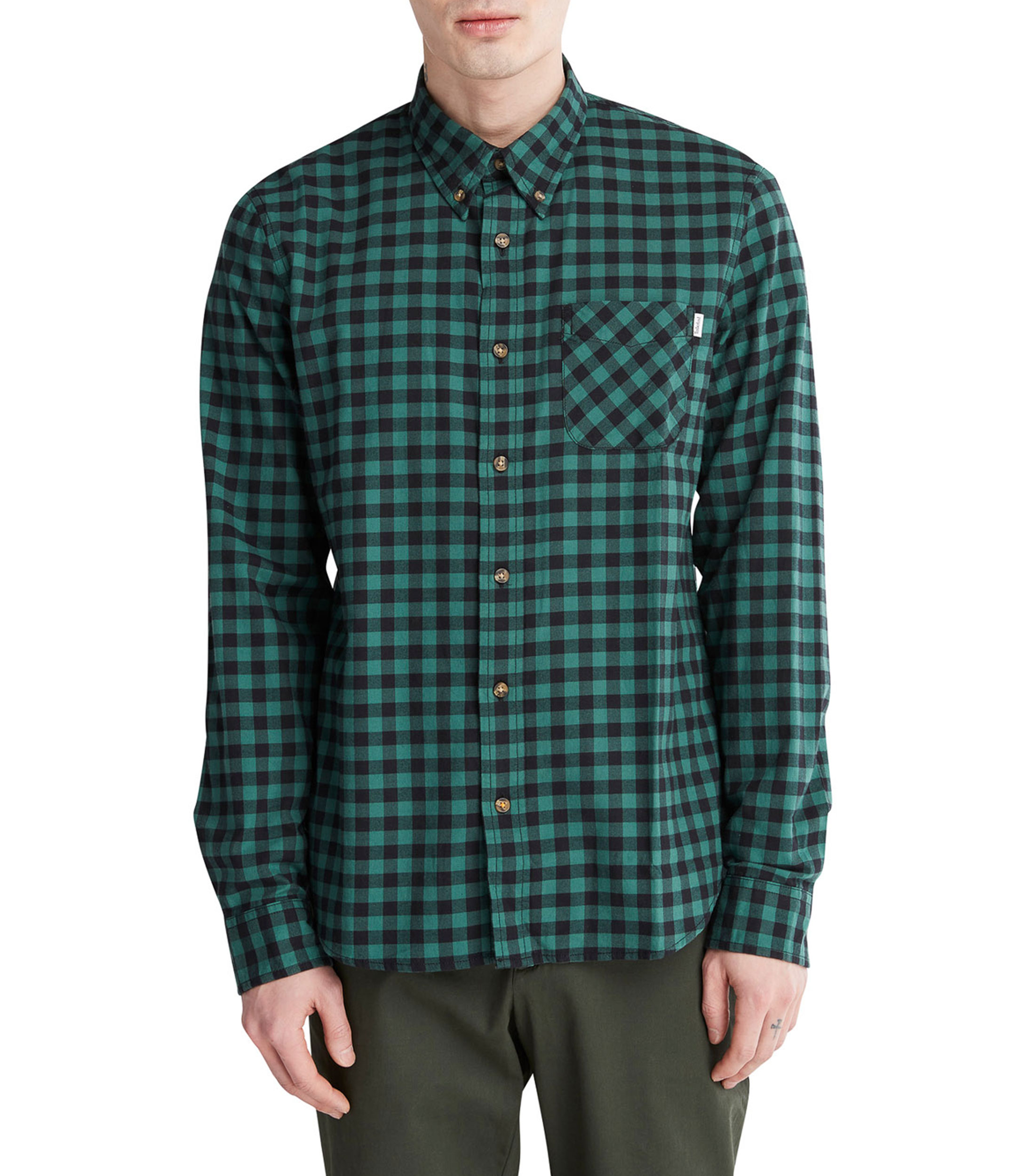 Timberland Camisa con cuadros manga larga Hombre - El Palacio de Hierro