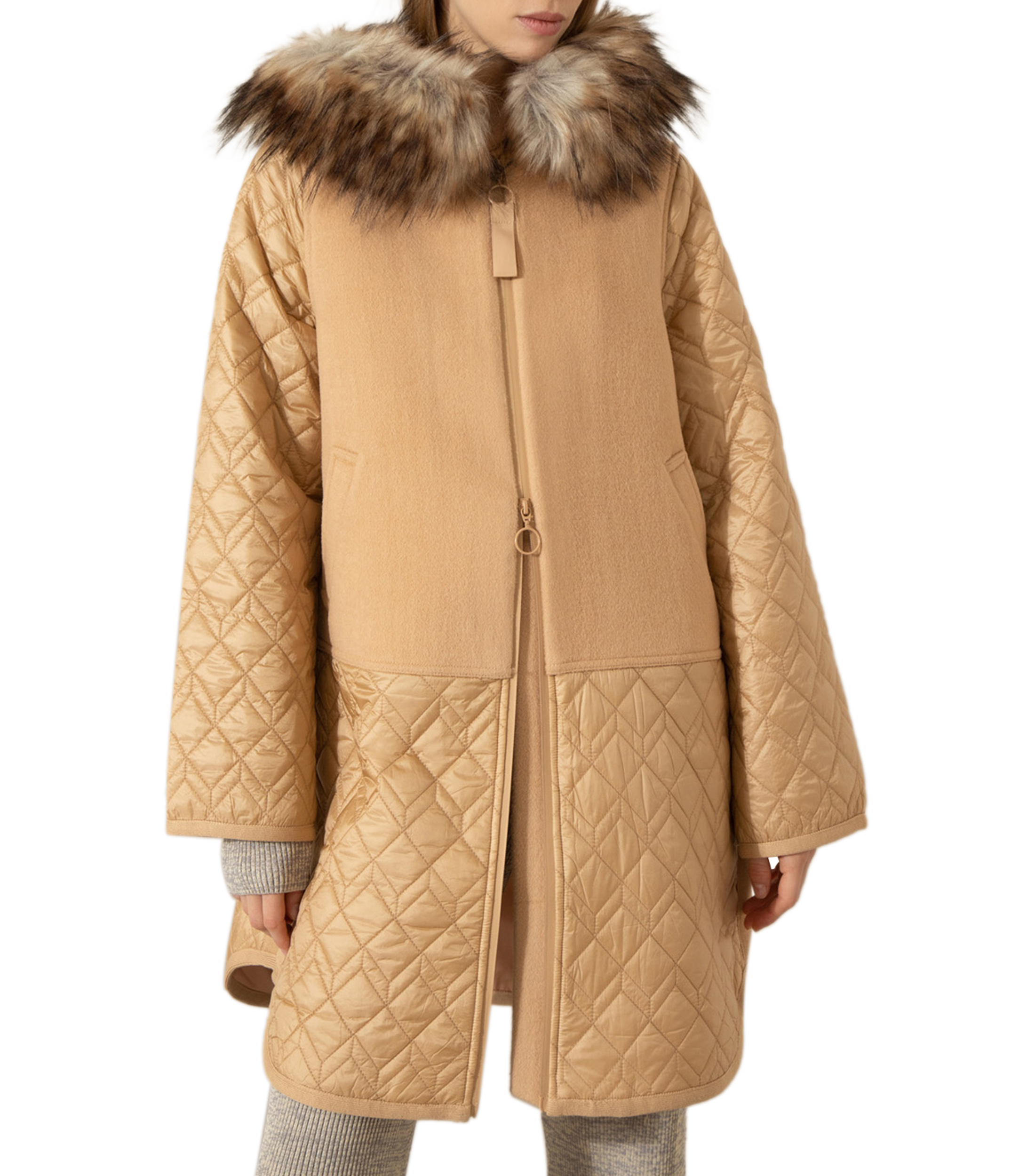 Jazmin Chebar: Tapado largo de paño Mujer | El Palacio de Hierro