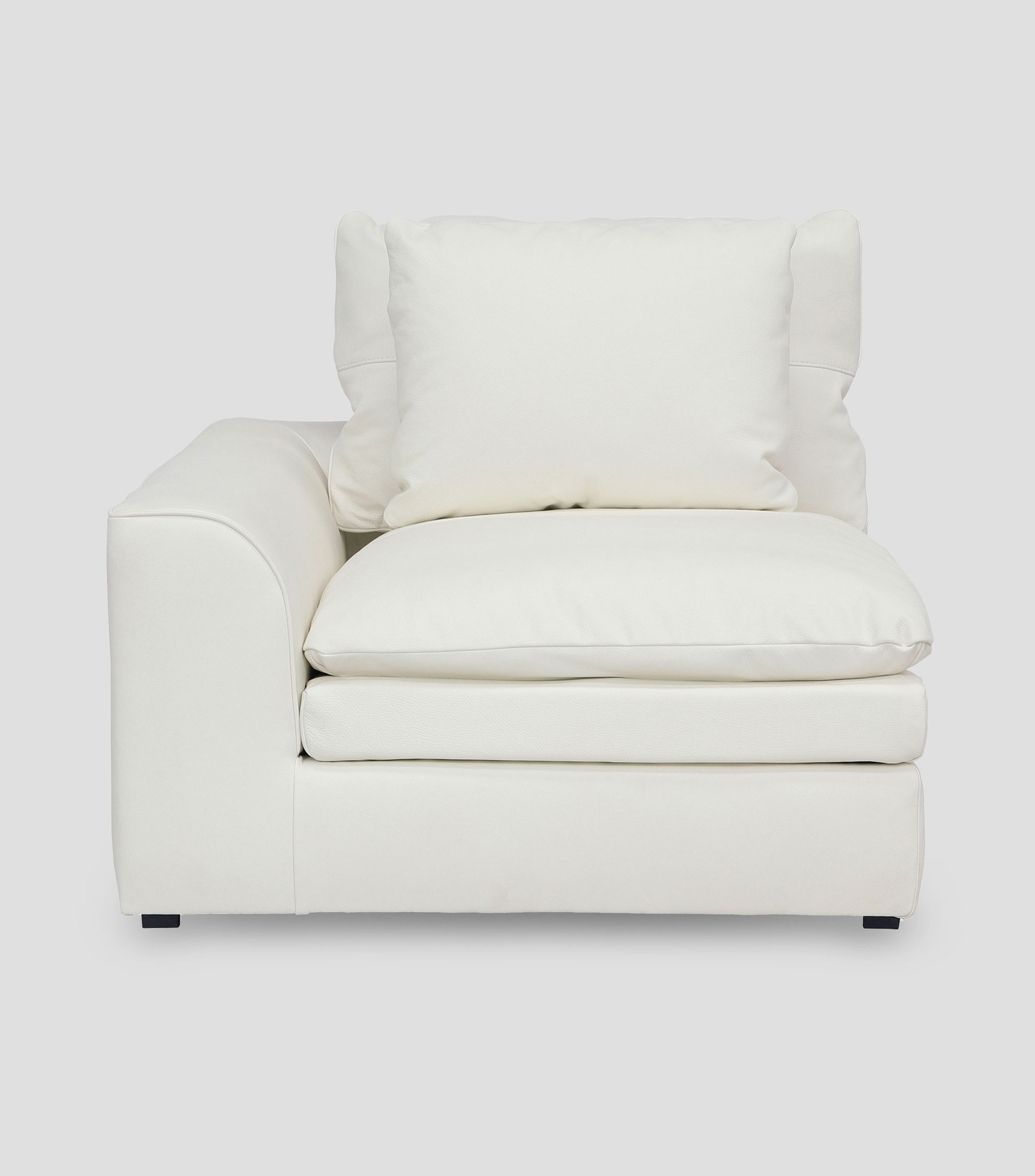 Beyond by Boal: Sillón Brazo Izquierdo en Piel Maxine Blanco | El ...