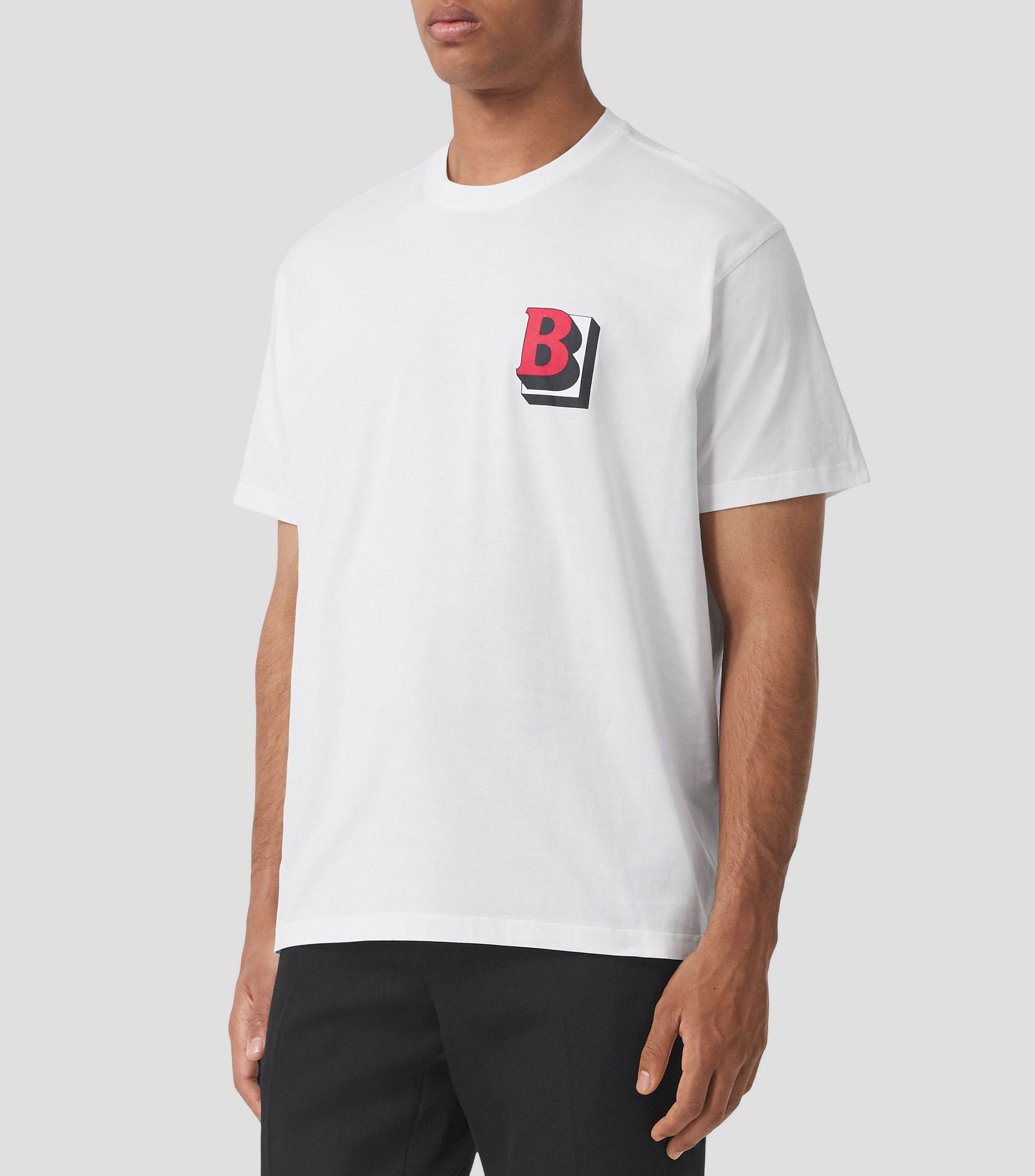 Burberry Playera con letra gráfica Hombre - El Palacio de Hierro