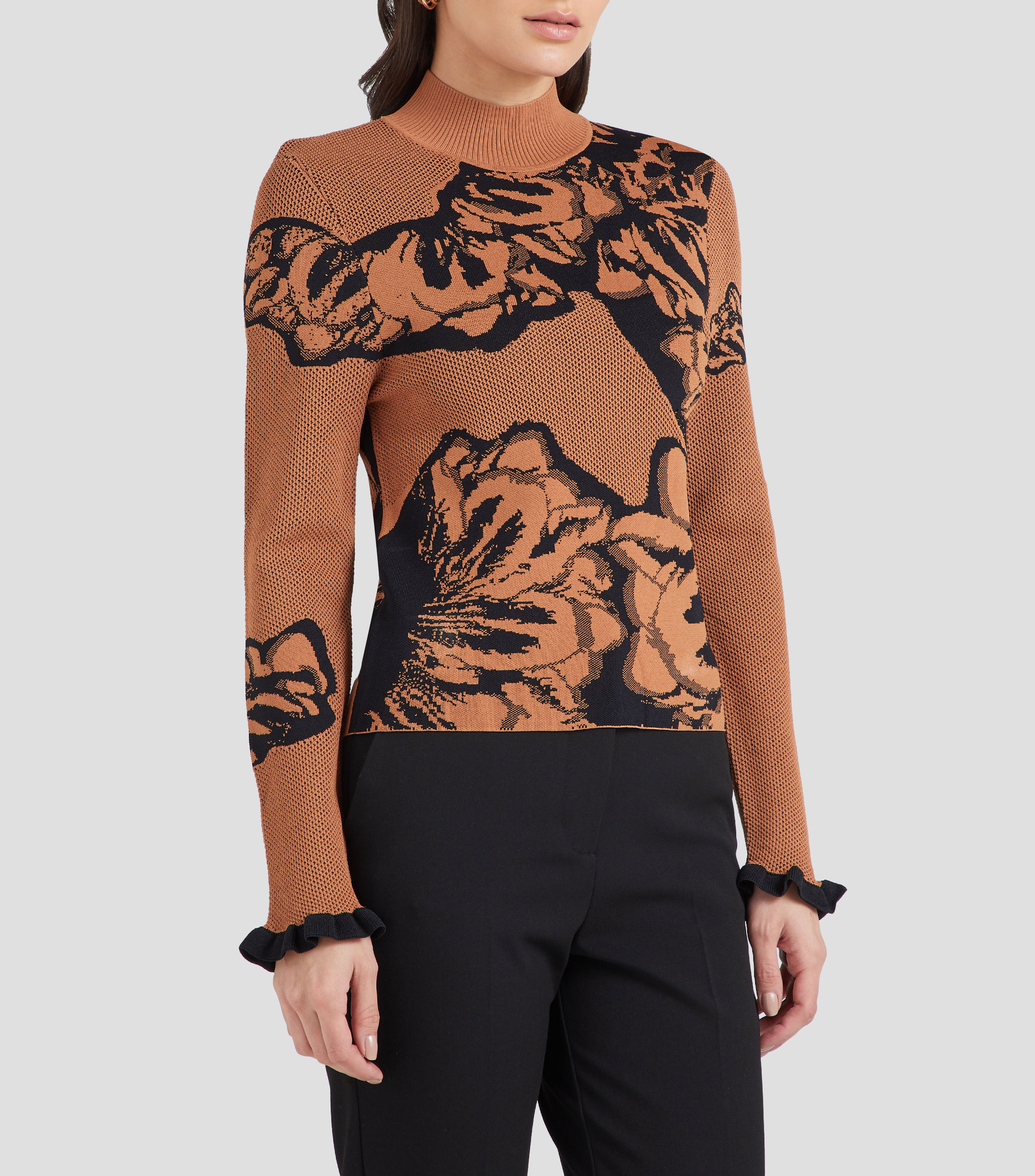 Jazmin Chebar: Top con multidiseño de manga larga Mujer | El Palacio de ...