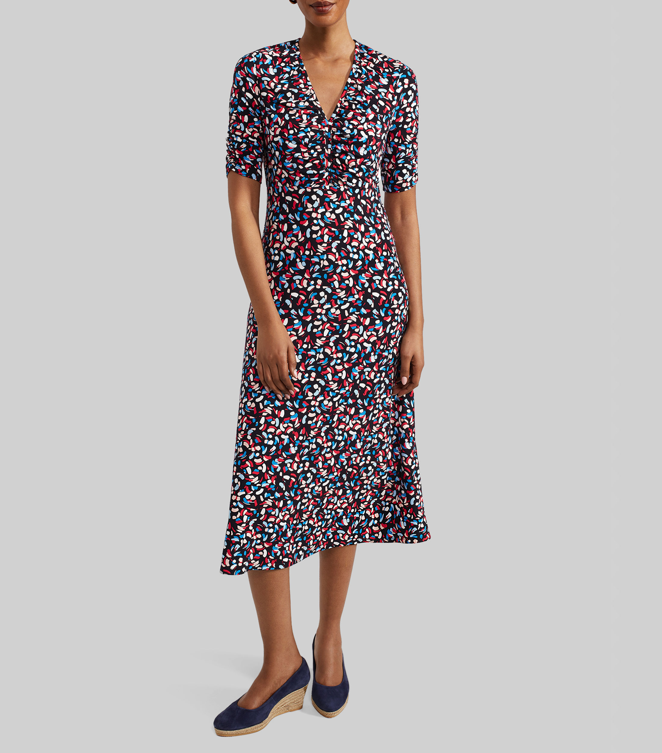 Hobbs: Vestido largo con estampado Anela Mujer | El Palacio de Hierro