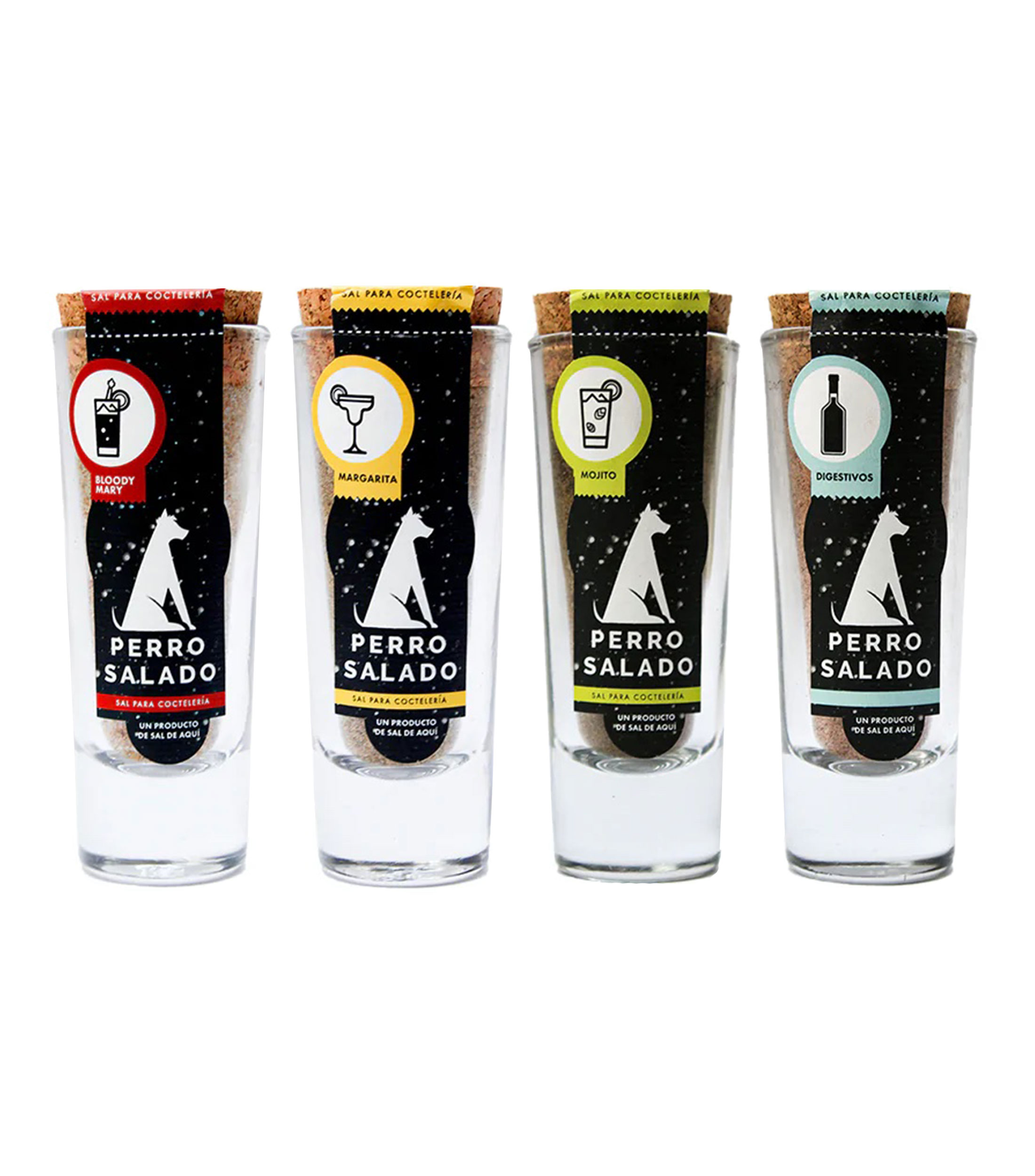 Sal de Aquí Set 4 Sales de Coctelería Perro Salado - El Palacio de Hierro