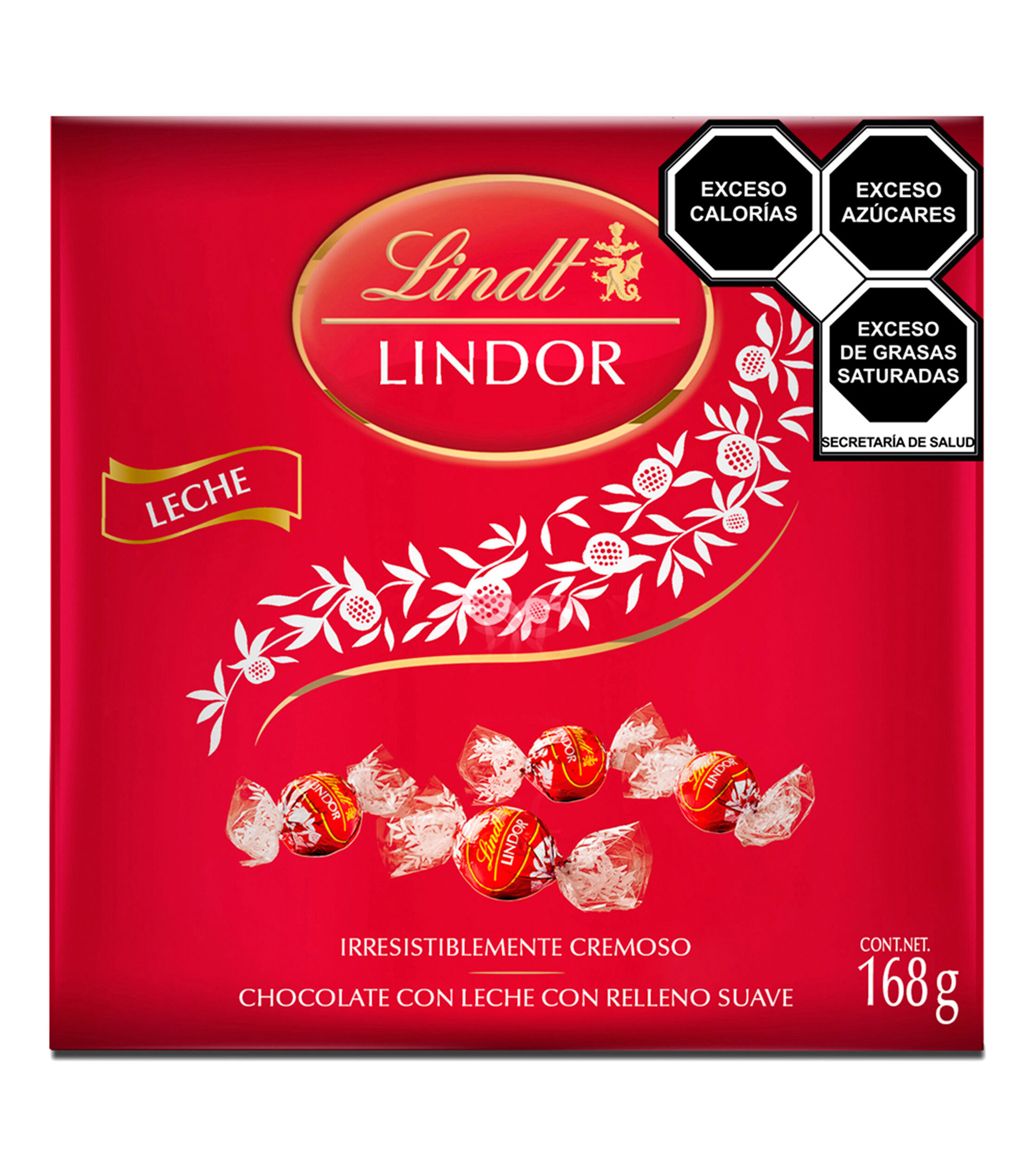 Lindt Chocolate con Leche y Relleno Suave Lindor, 168 gr - El Palacio ...