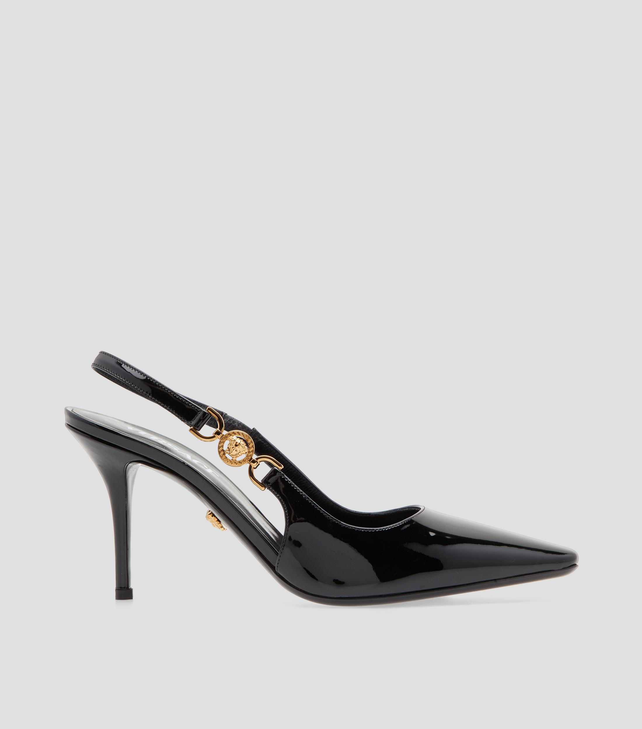Versace Zapatillas Slingback con tacón alto de aguja Mujer - El Palacio ...