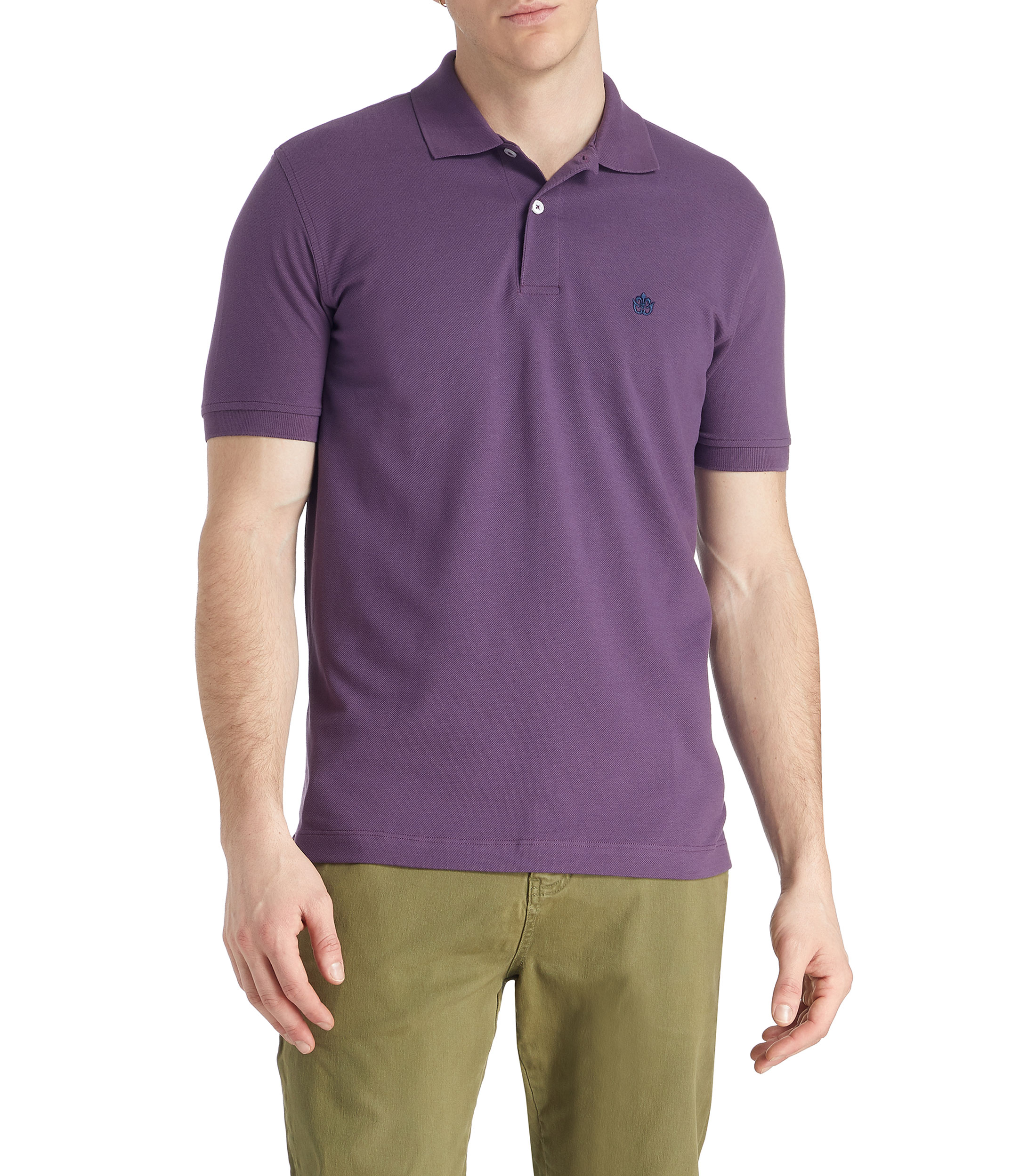 Scappino: Playera tipo Polo morada con manga corta Hombre | El Palacio ...