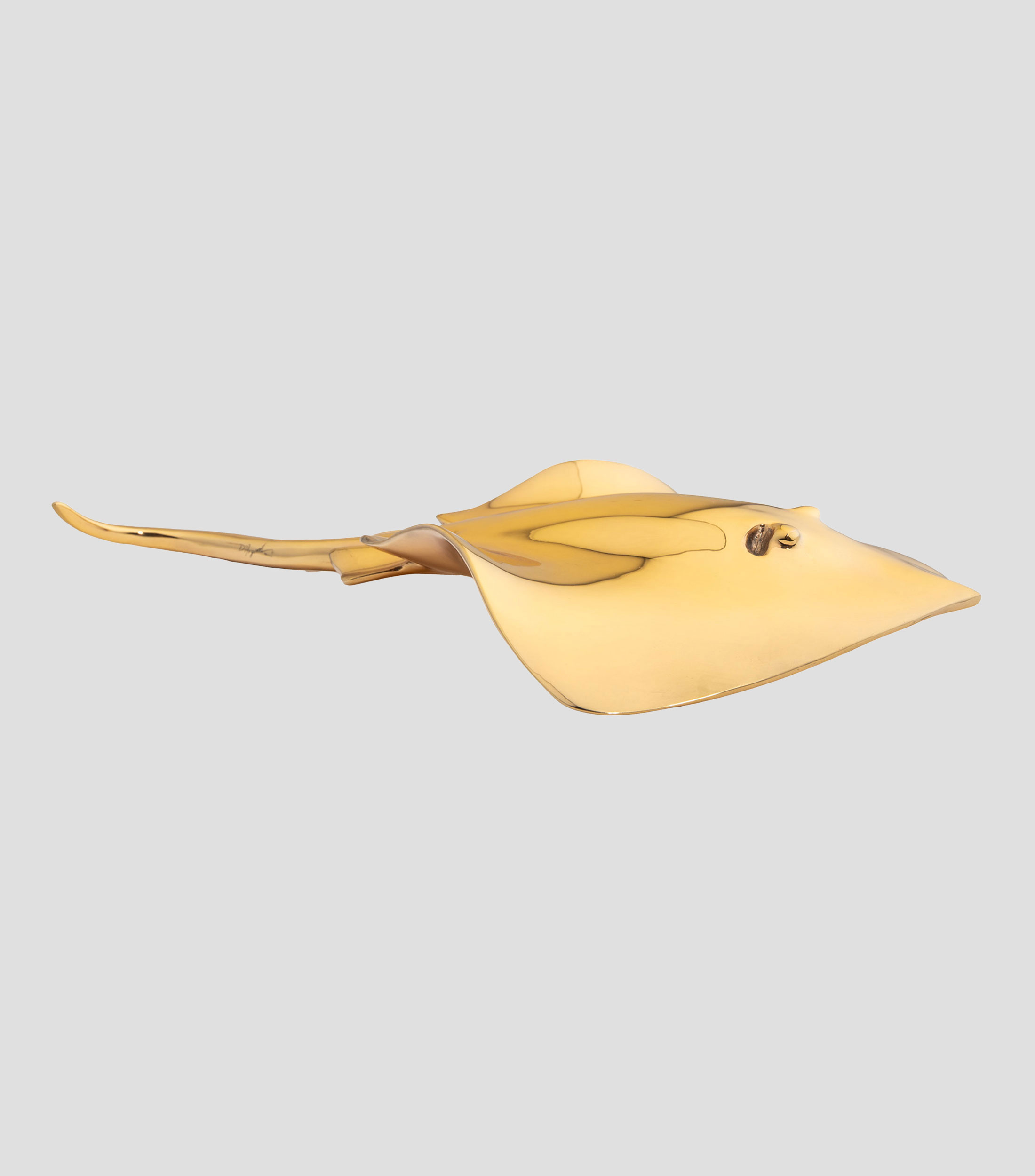 D'Argenta: Escultura Mantarraya Chica Dorada | El Palacio de Hierro