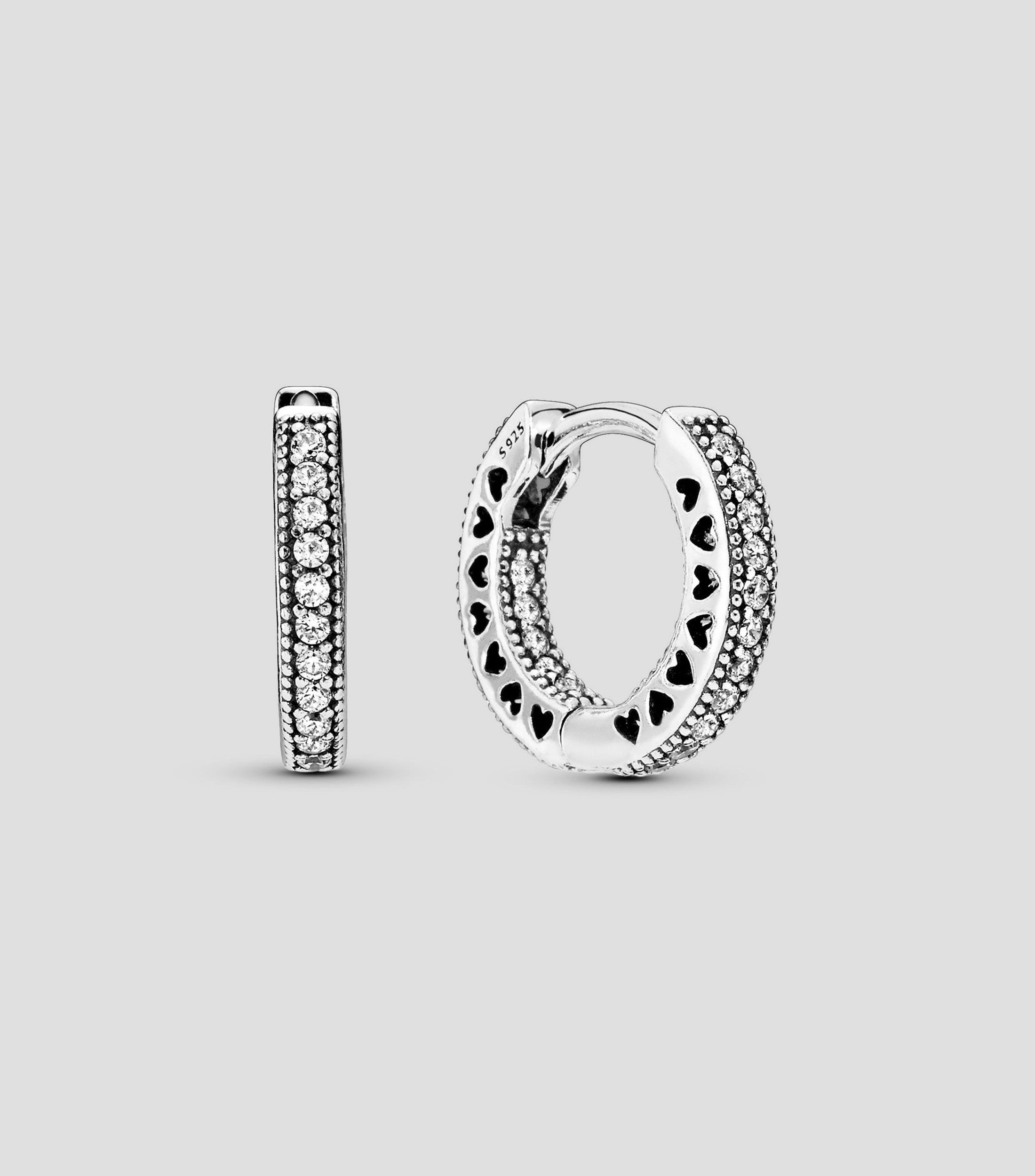 Pandora Aretes en Plata .925 con Circonias Mujer - El Palacio de Hierro