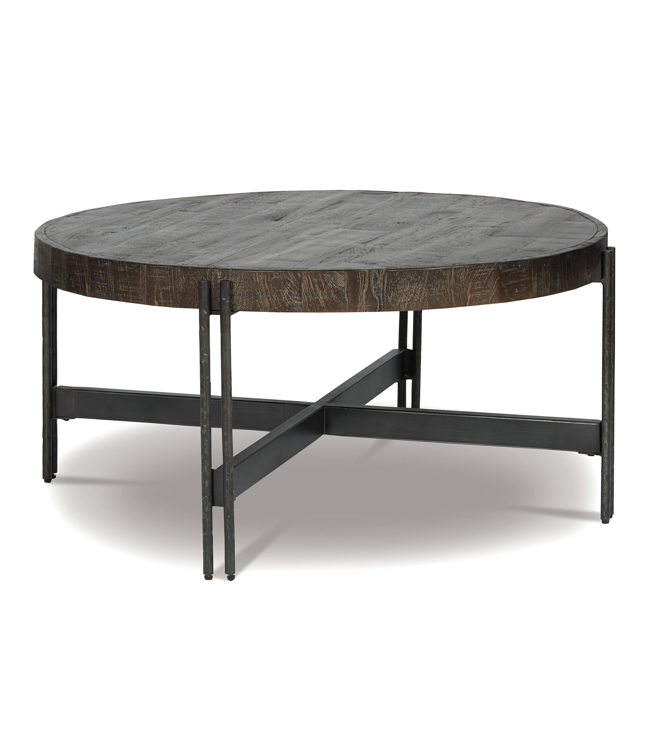 Ashley: Mesa de centro Juaka en madera y metal Café | El Palacio de Hierro