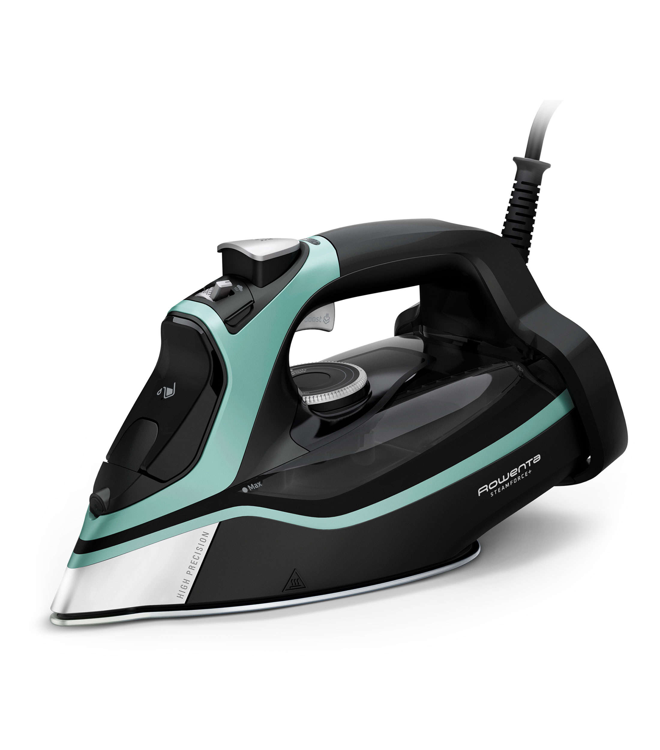 Rowenta Plancha de vapor Steam Force con suela de acero inoxidable - El ...