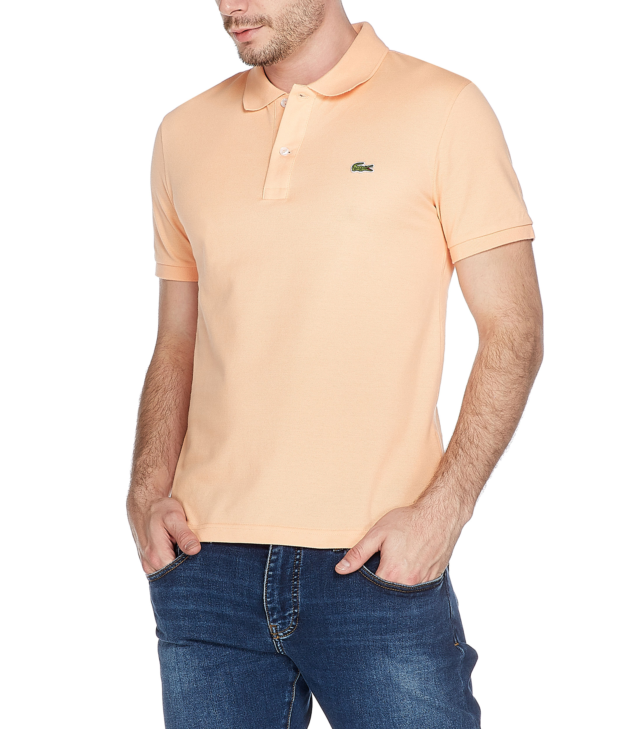 Lacoste Playera polo con cocodrilo bordado Hombre - El Palacio de Hierro