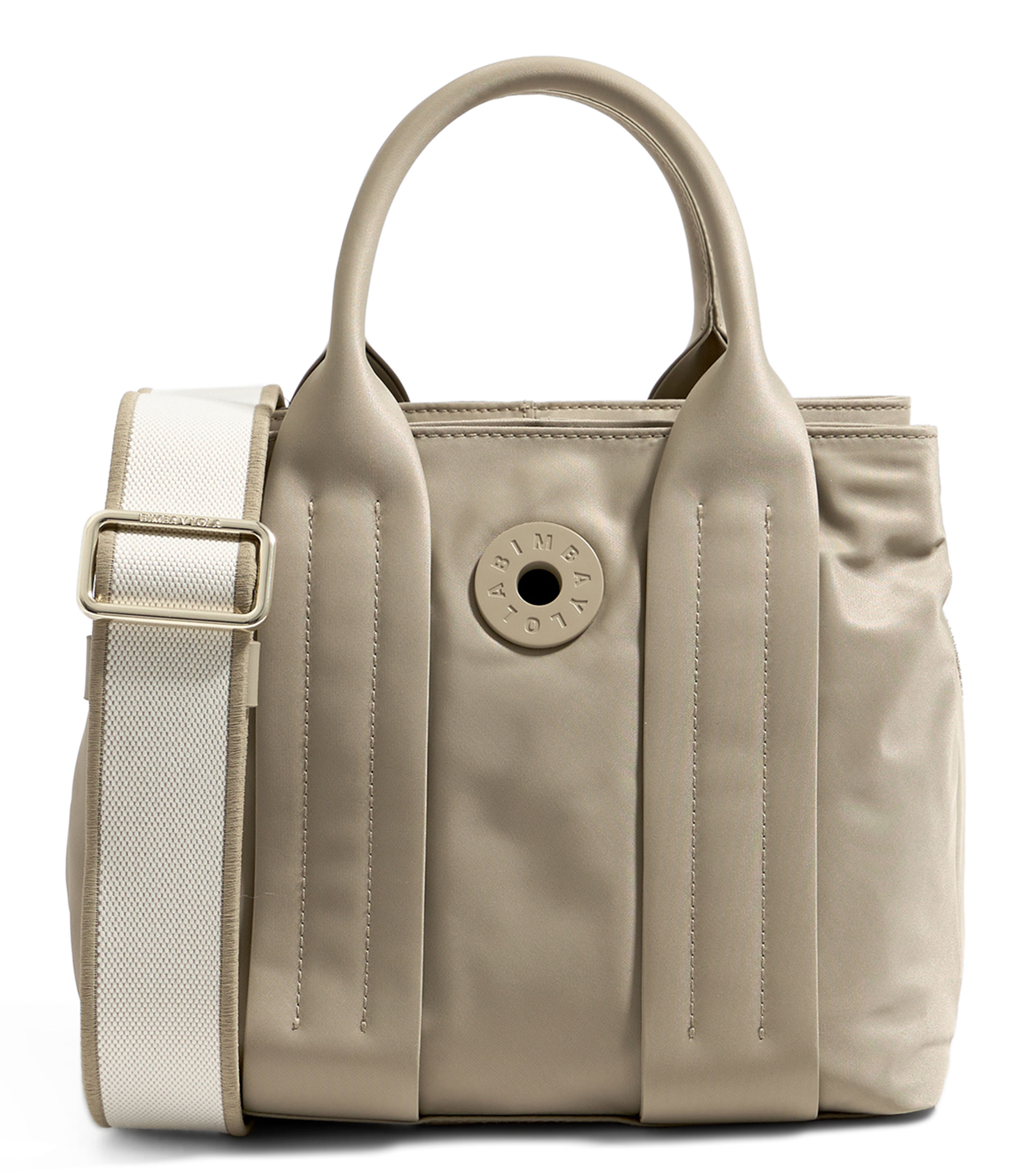 Bimba y Lola: Bolso de mano mediano nylon caqui claro Mujer | El ...