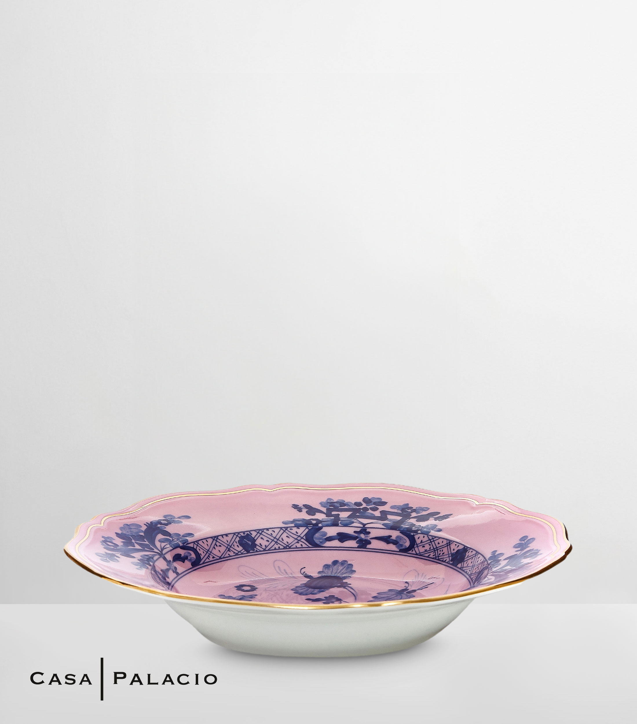 Richard Ginori: Plato para sopa Oriente Italiano Azalea en porcelana ...