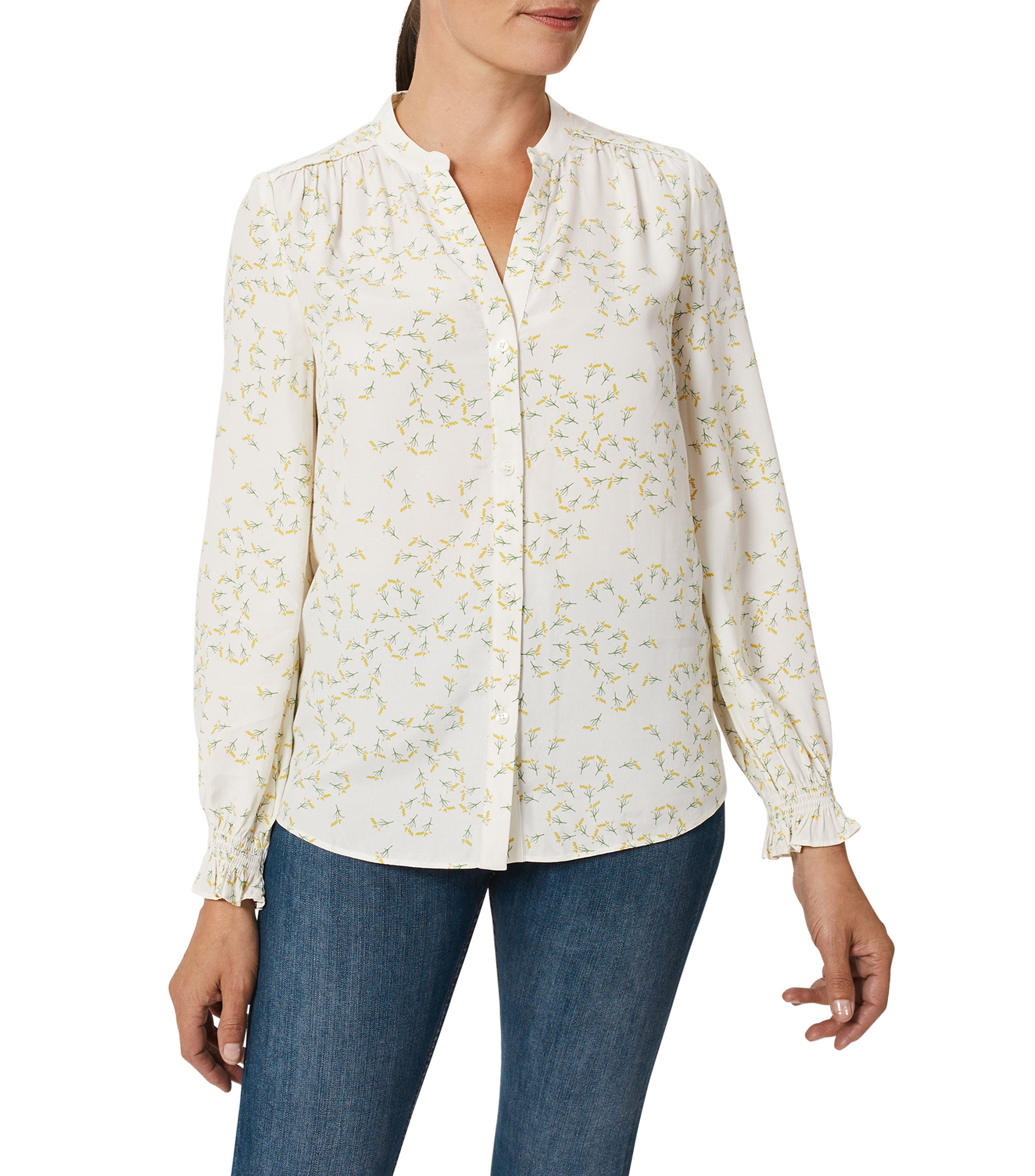 Hobbs: Blusa de cuello V y manga larga Sutton Mujer | El Palacio de Hierro